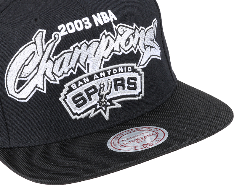 San Antonio Spurs 2003 Champions Snapback - Mitchell & Ness caps ...