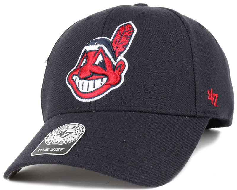 Cleveland Indians Mvp Navy Adjustable - 47 Brand caps - Hatstoreworld.com
