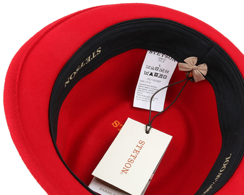 Trilby Woolfelt Red - Stetson hats - Hatstoreworld.com