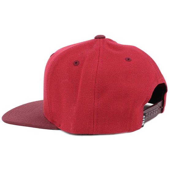 Wade Burgundy/Maroon Snapback - Neff caps - Hatstoreworld.com