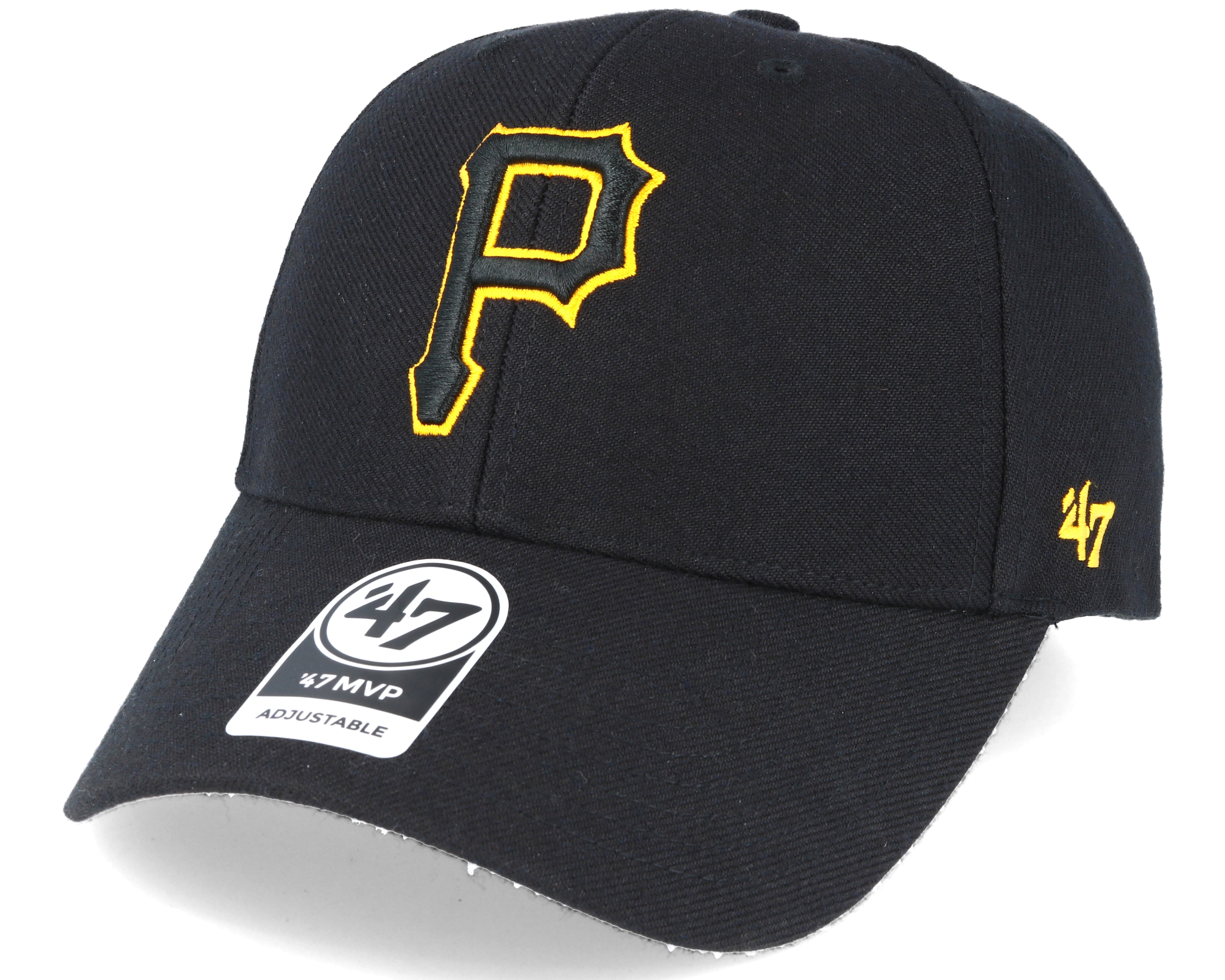 Pittsburgh Pirates Mvp Black Adjustable - 47 Brand caps - Hatstoreworld.com