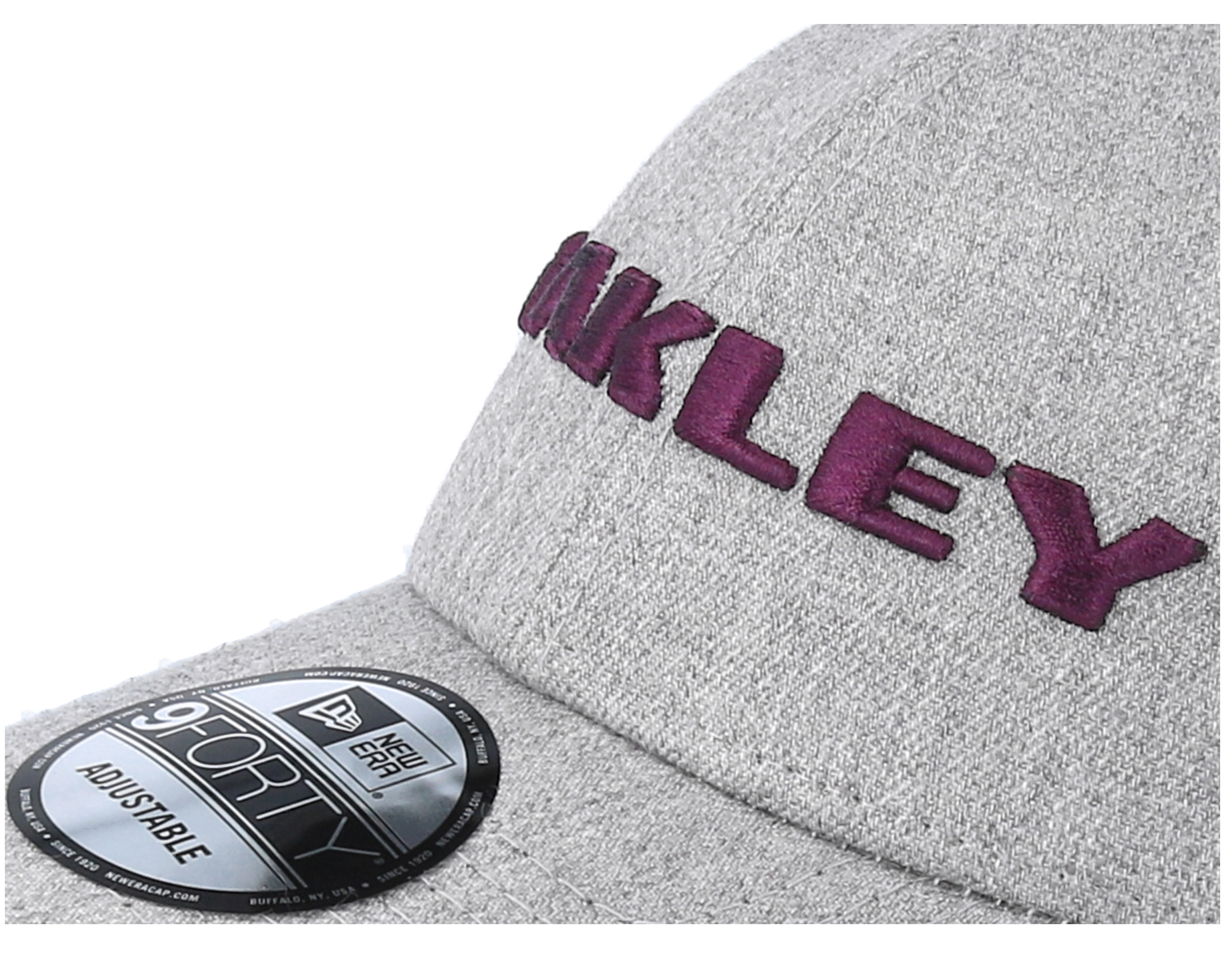 Heather New Era Hat Grey Adjustable - Oakley caps - Hatstoreworld.com