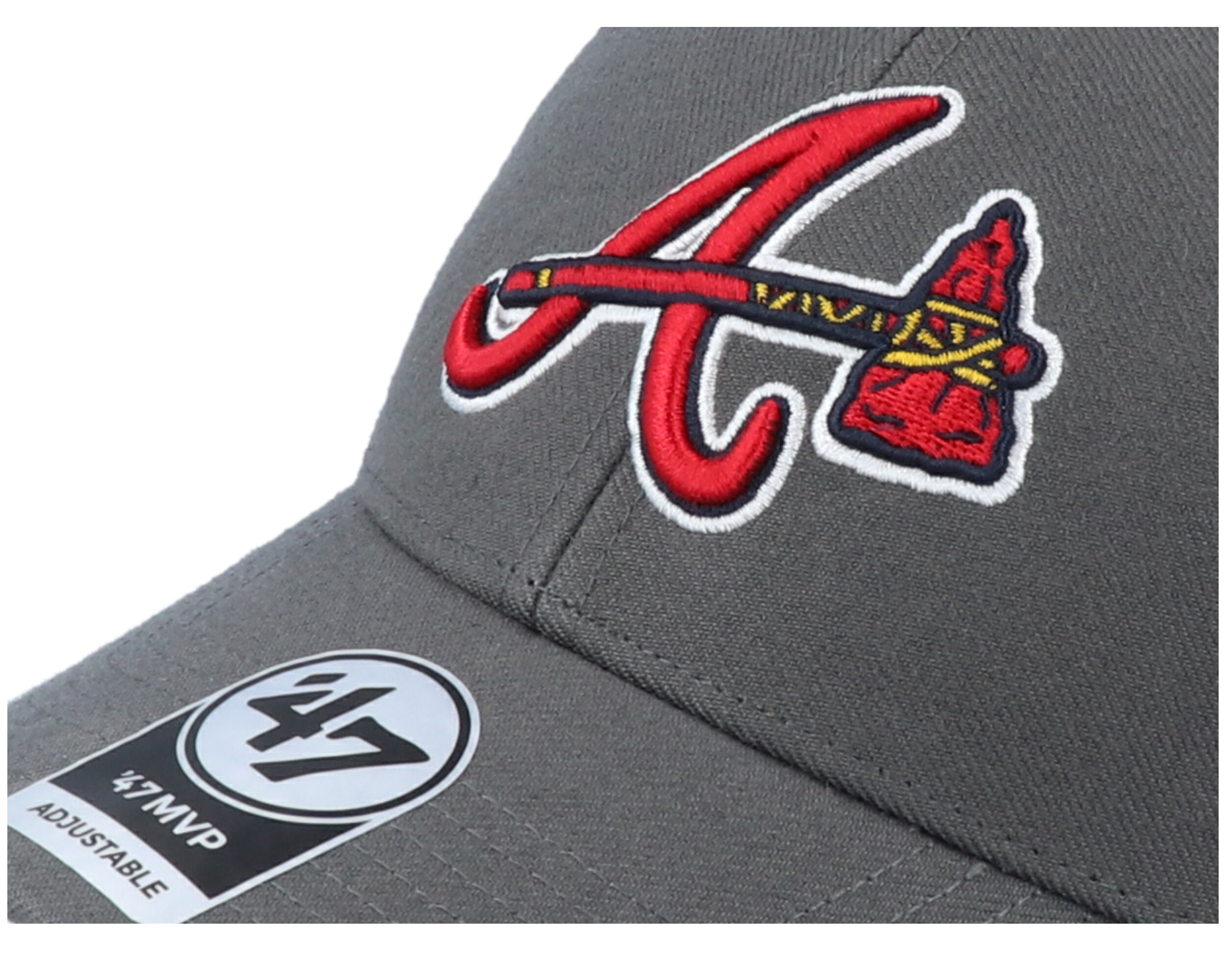 Atlanta Braves Mvp Charcoal/Red Adjustable - 47 Brand caps ...
