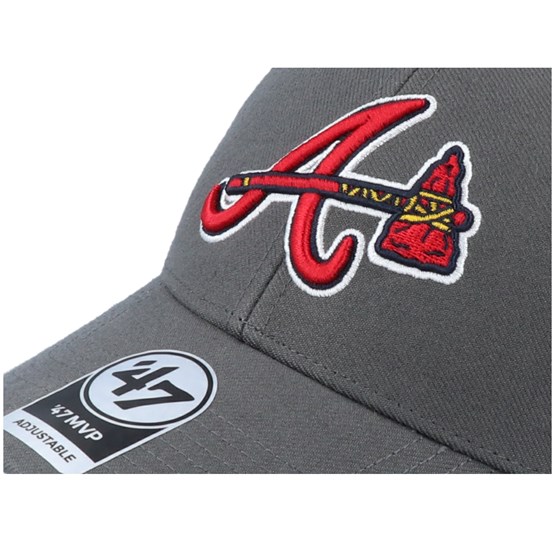 Atlanta Braves Mvp Charcoal/Red Adjustable - 47 Brand caps ...