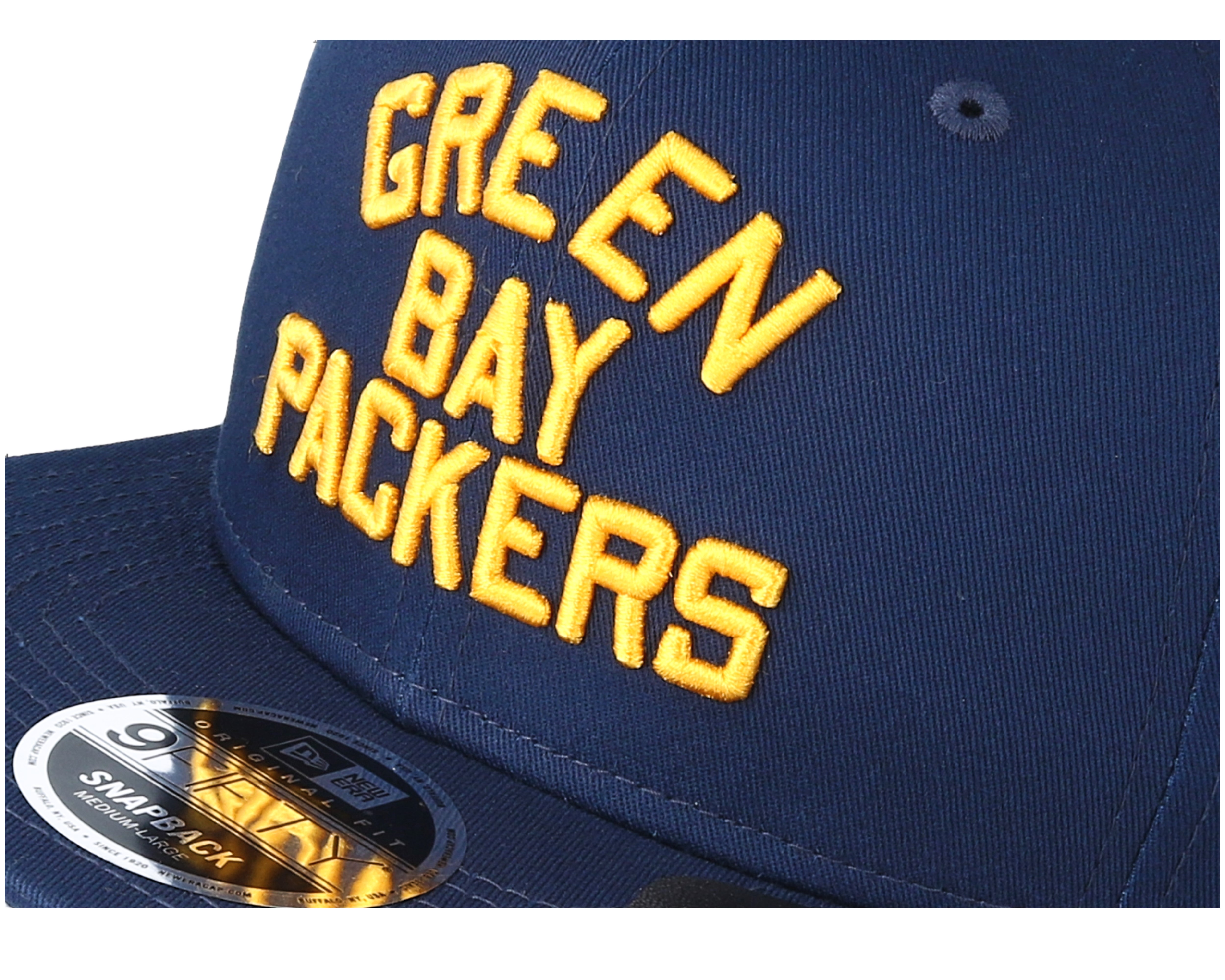 Green Bay Packers Historic 950 Navy Snapback - New Era caps ...