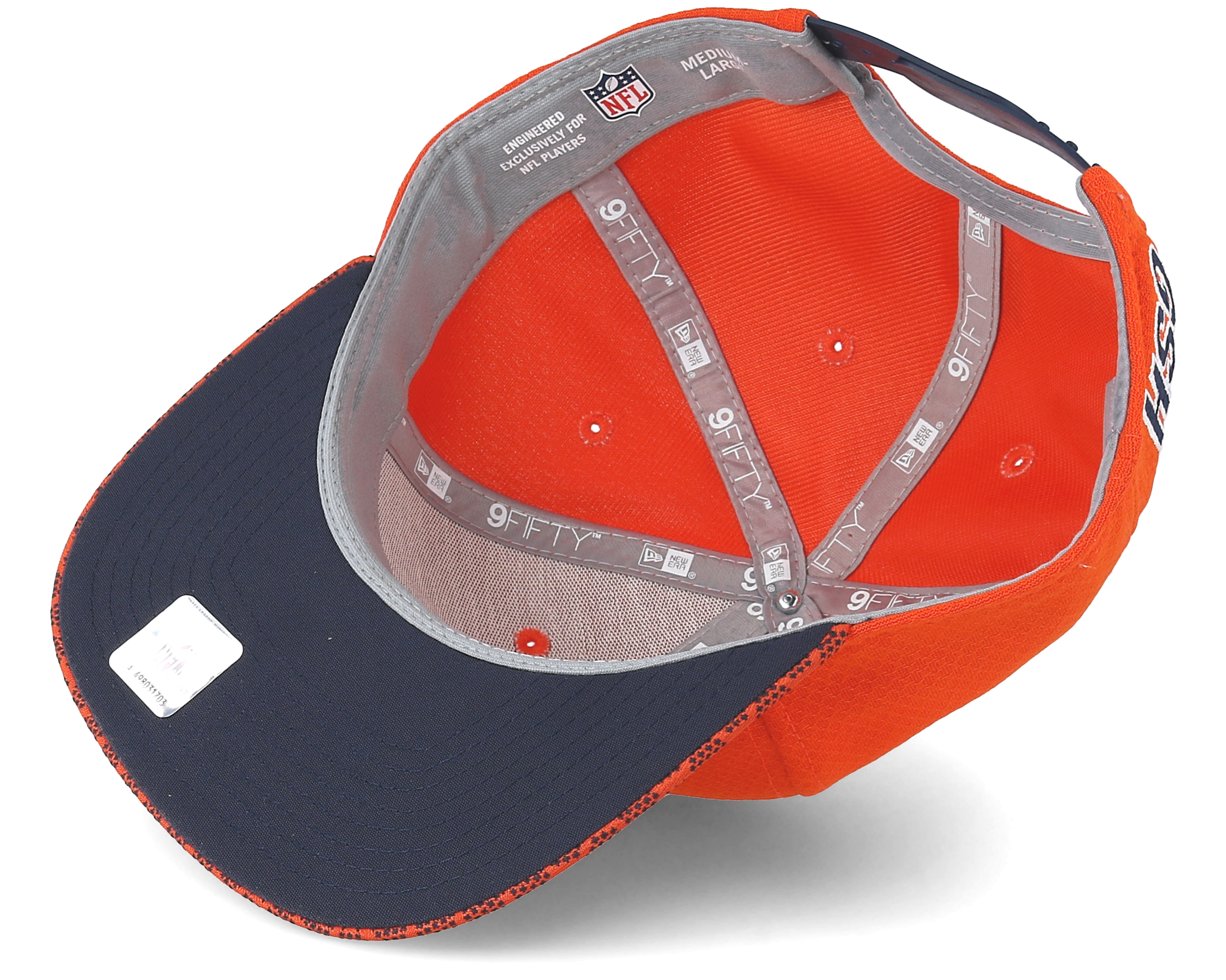 Chicago Bears Sideline 9Fifty Orange Snapback - New Era caps ...