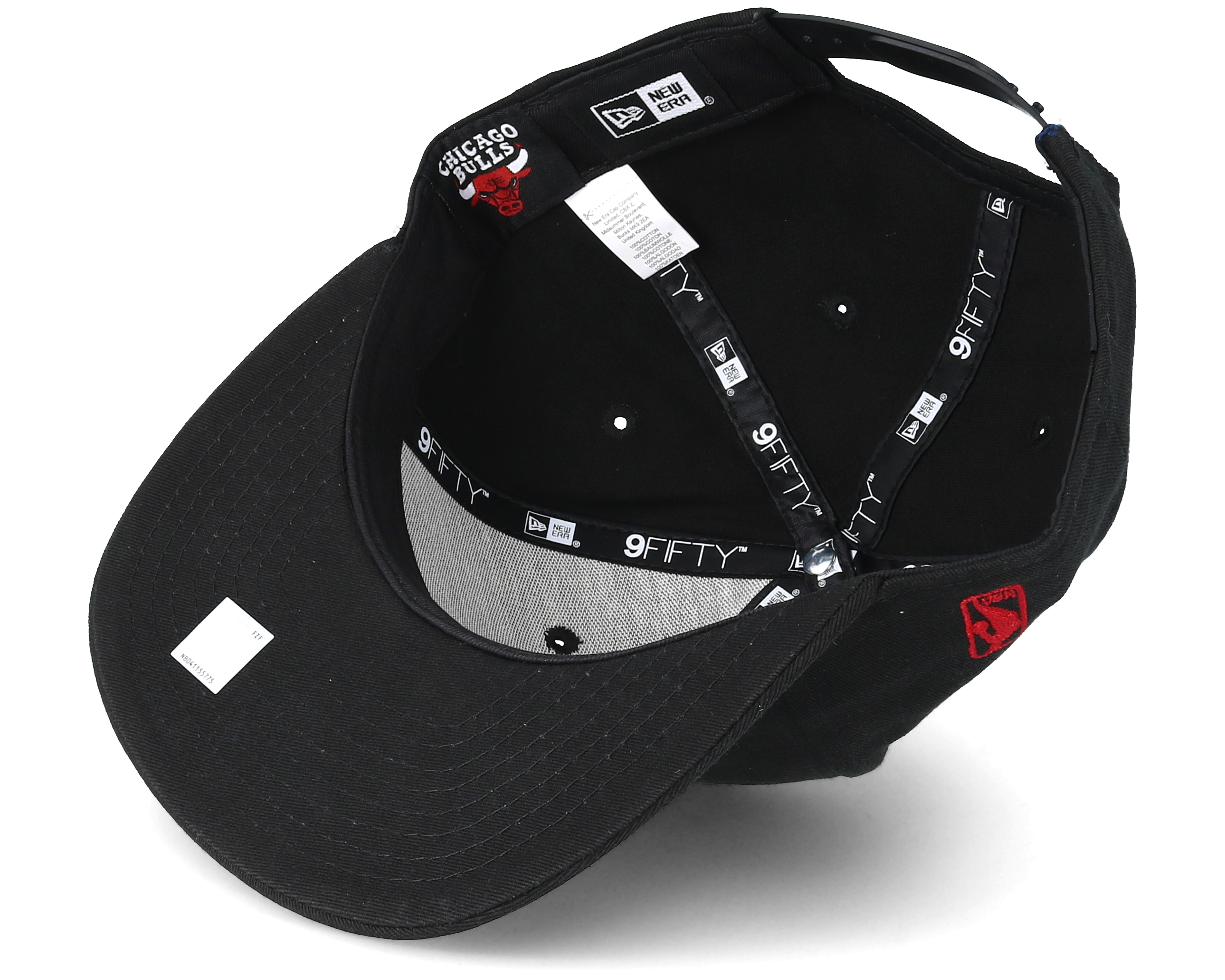 Chicago Bulls Chainstitch 59Fifty Black Snapback - New Era caps ...