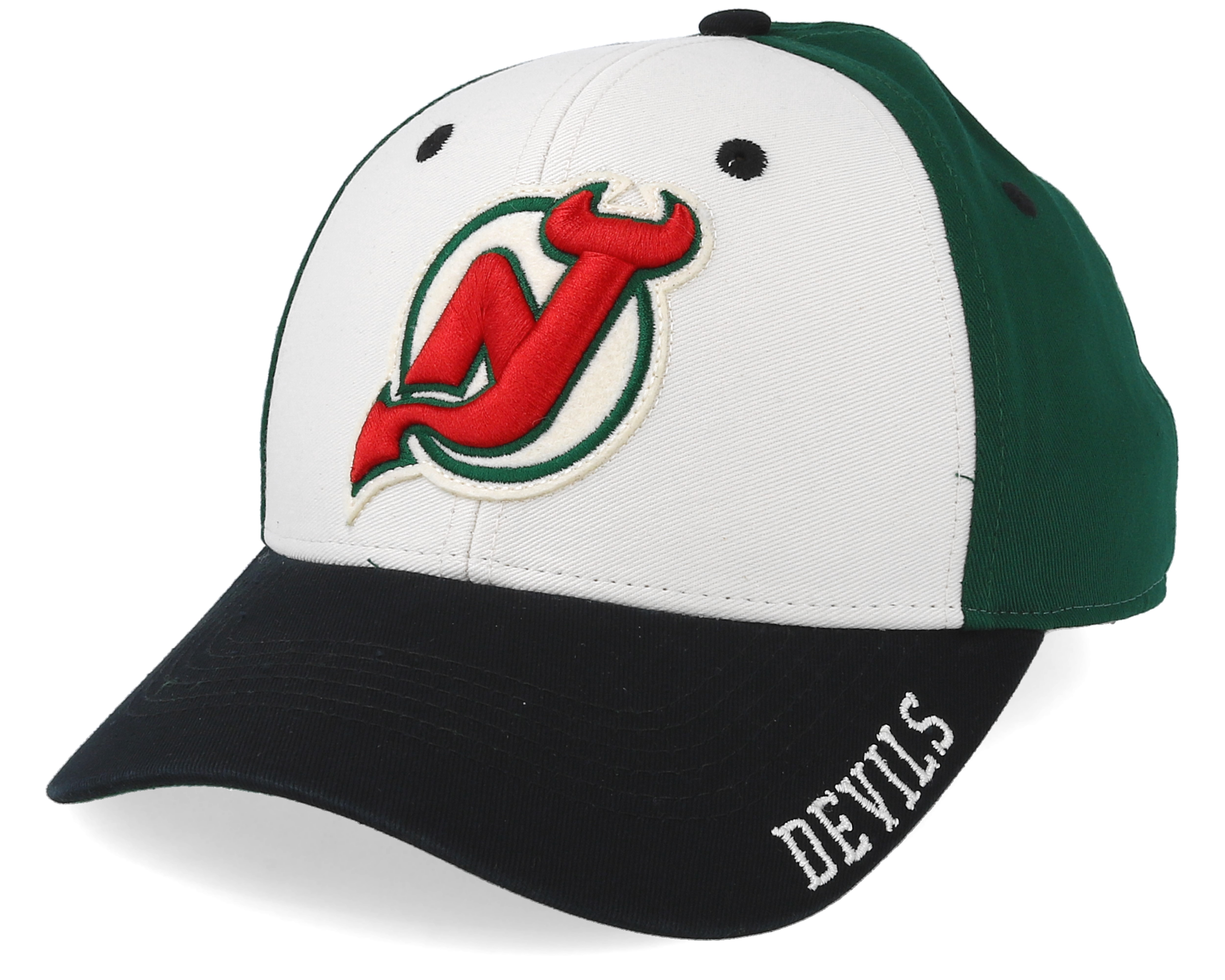 New Jersey Devils Cotton 3 Colour White/Green/Black Adjustable - Adidas ...