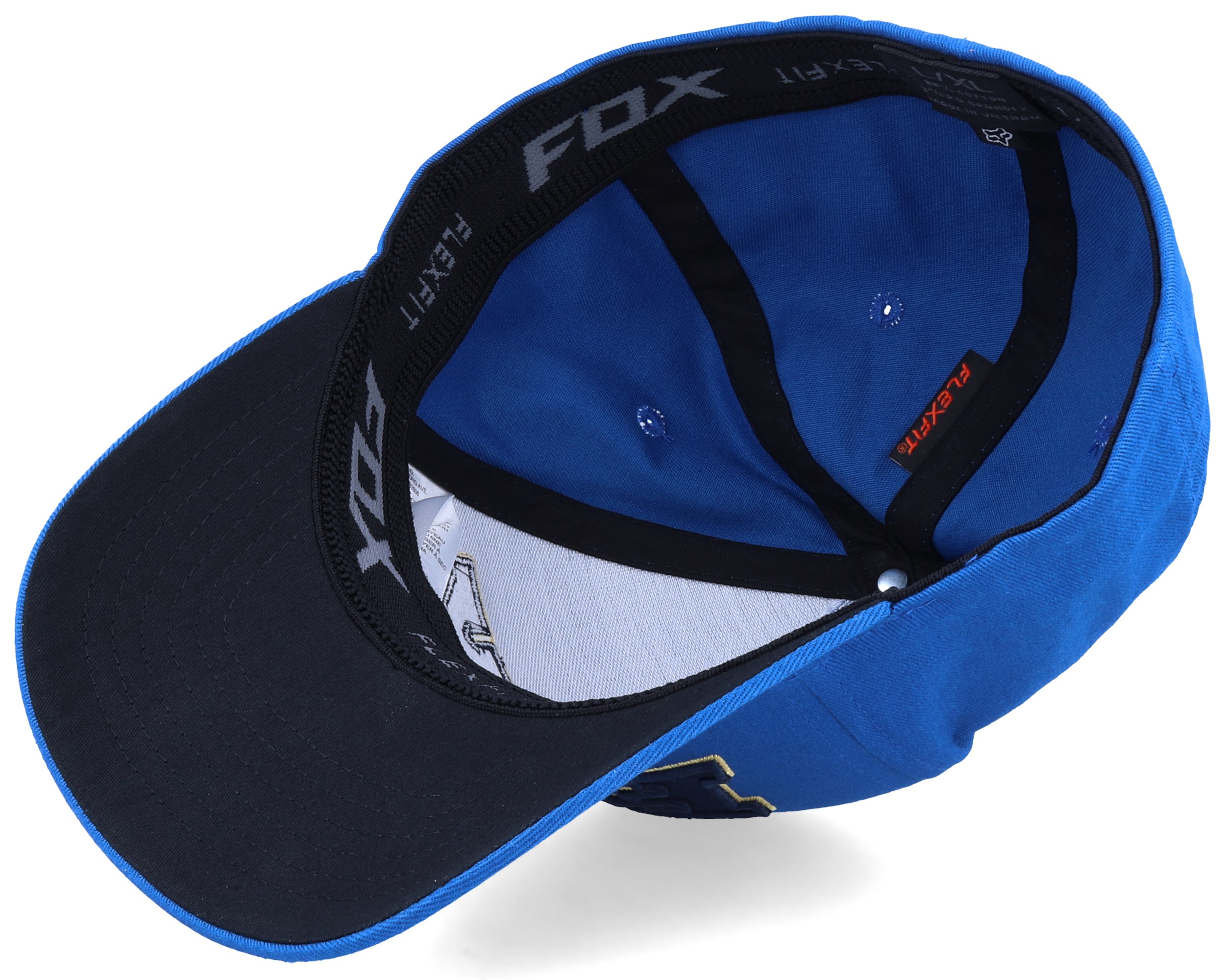 Ellipsoid Royal Blue/Navy Flexfit - Fox caps - Hatstoreworld.com