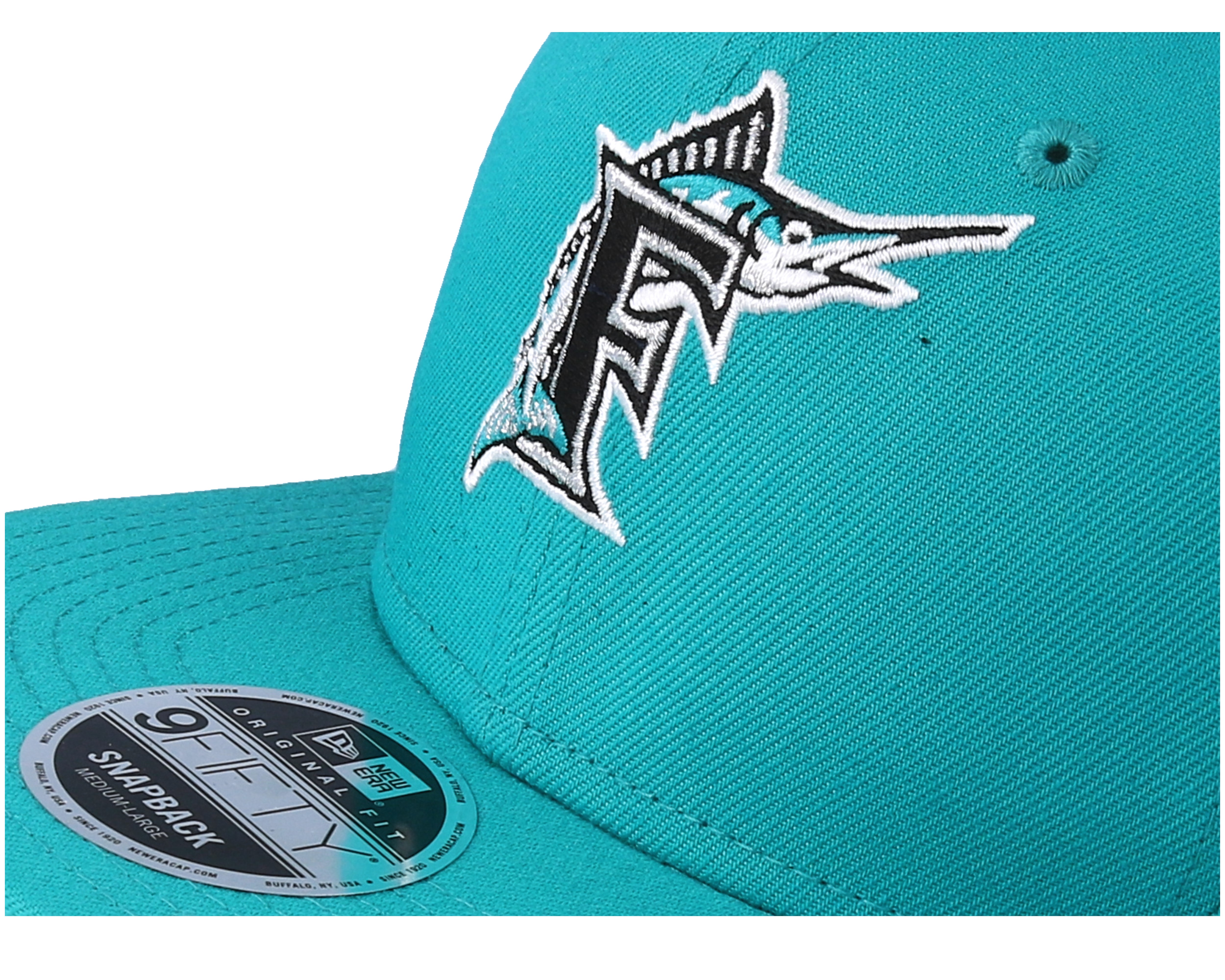 Florida Marlins Coast 2 Coast 9Fifty Teal Snapback - New Era caps ...