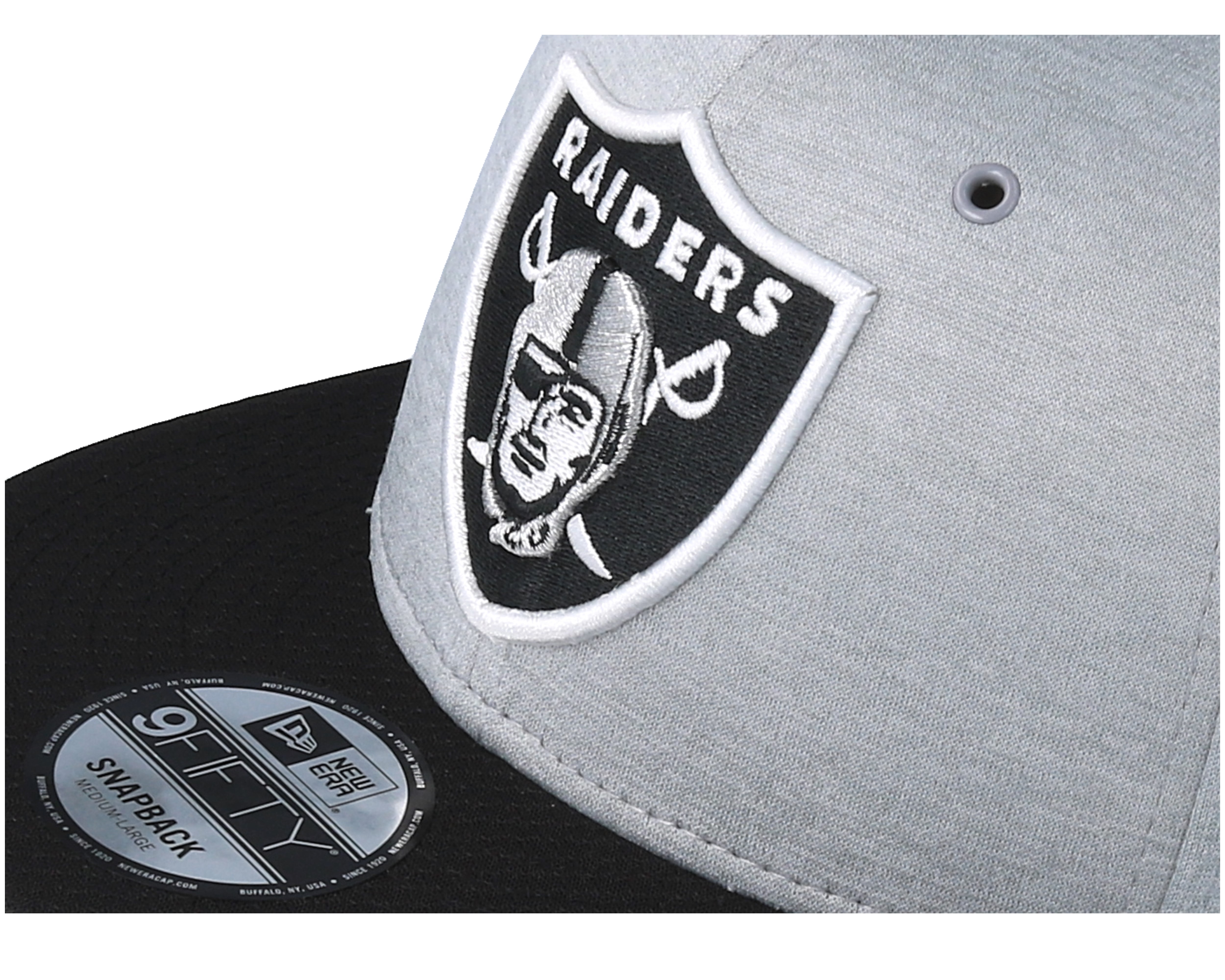 Oakland Raiders 9Fifty On Field Grey/Black Snapback - New Era caps ...