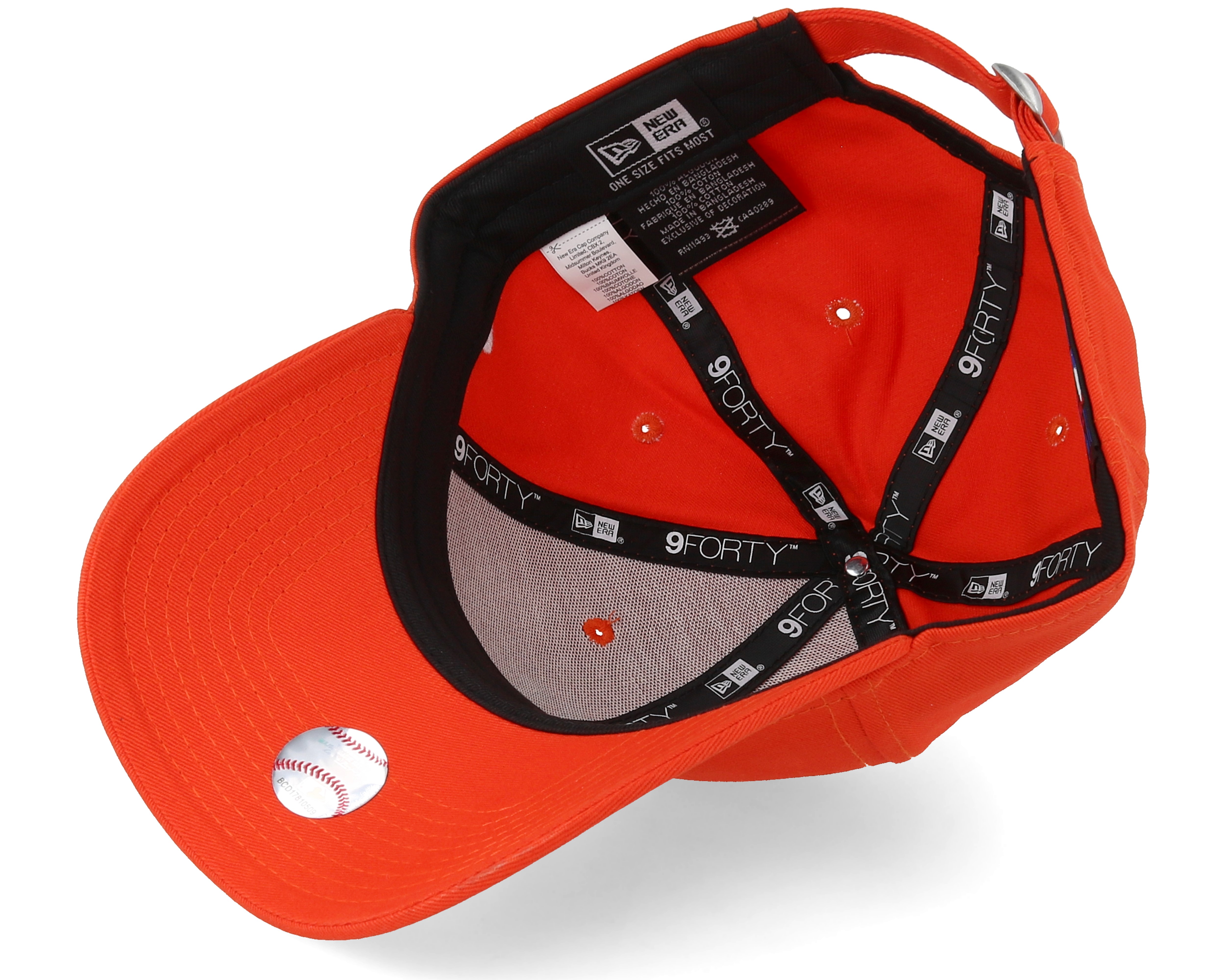 New York Yankees League Essential 9Forty Orange/White Adjustable - New ...