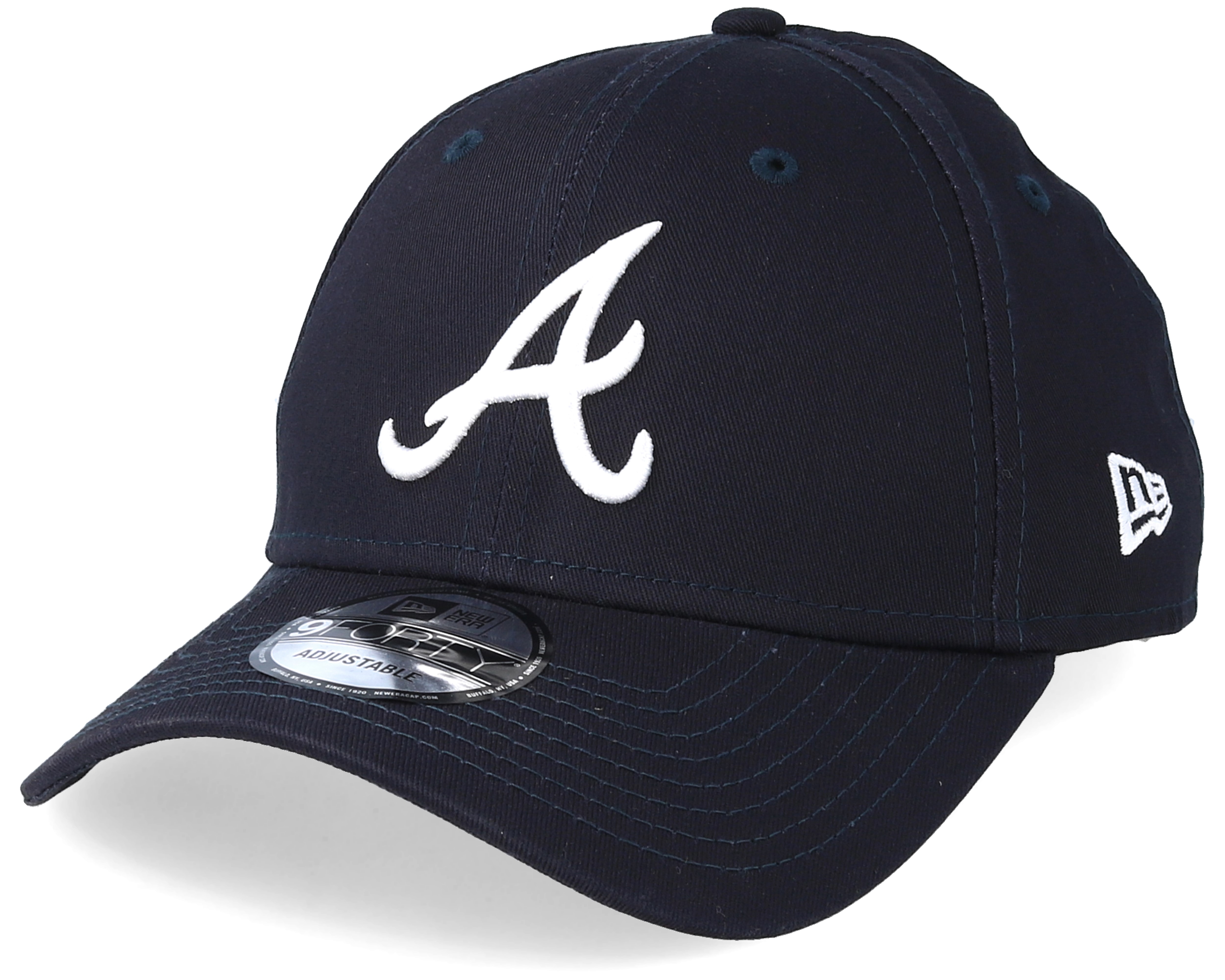 Atlanta Braves League Essential 9Forty Navy/White Adjustable - New Era ...
