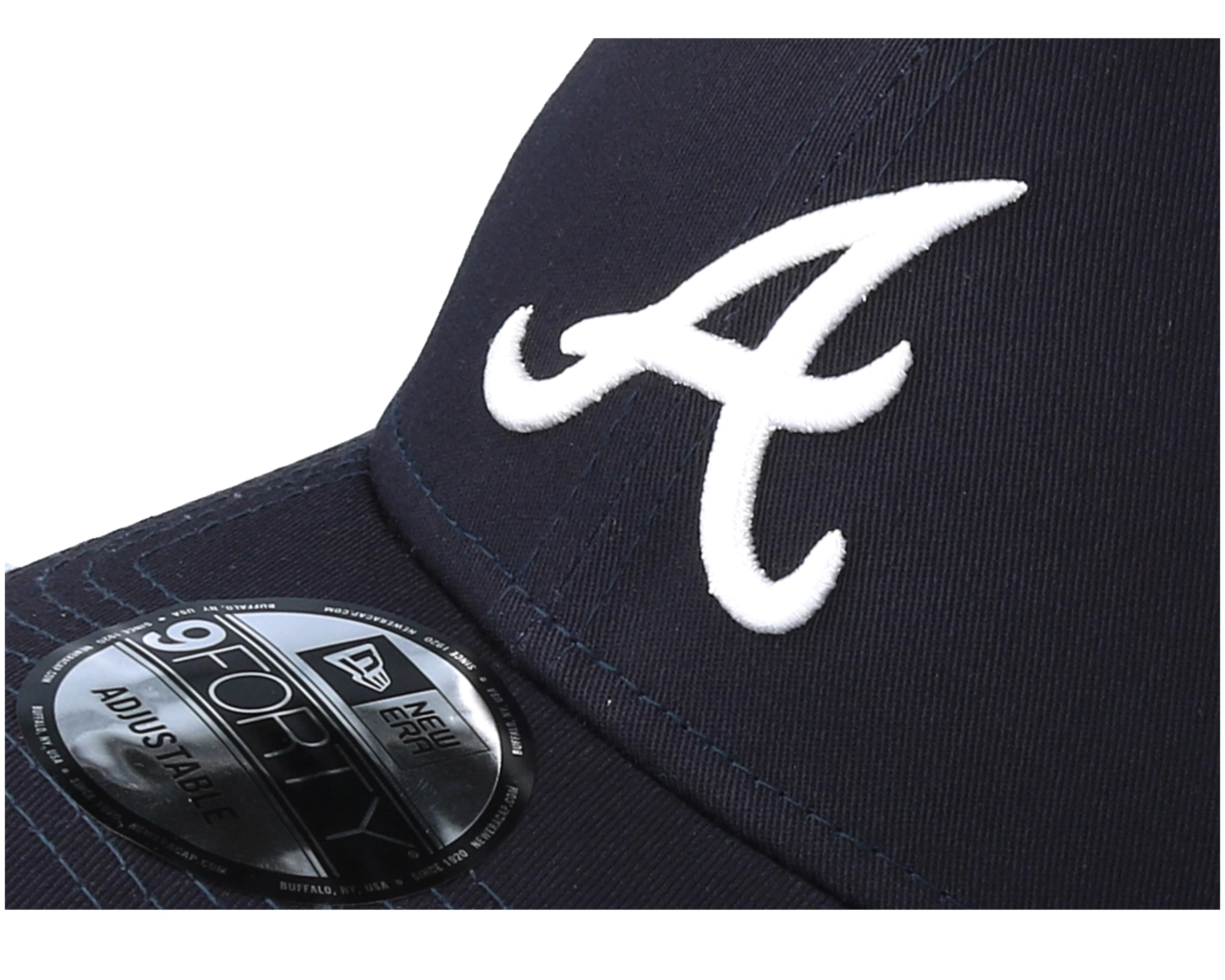 Atlanta Braves League Essential 9Forty Navy/White Adjustable - New Era ...