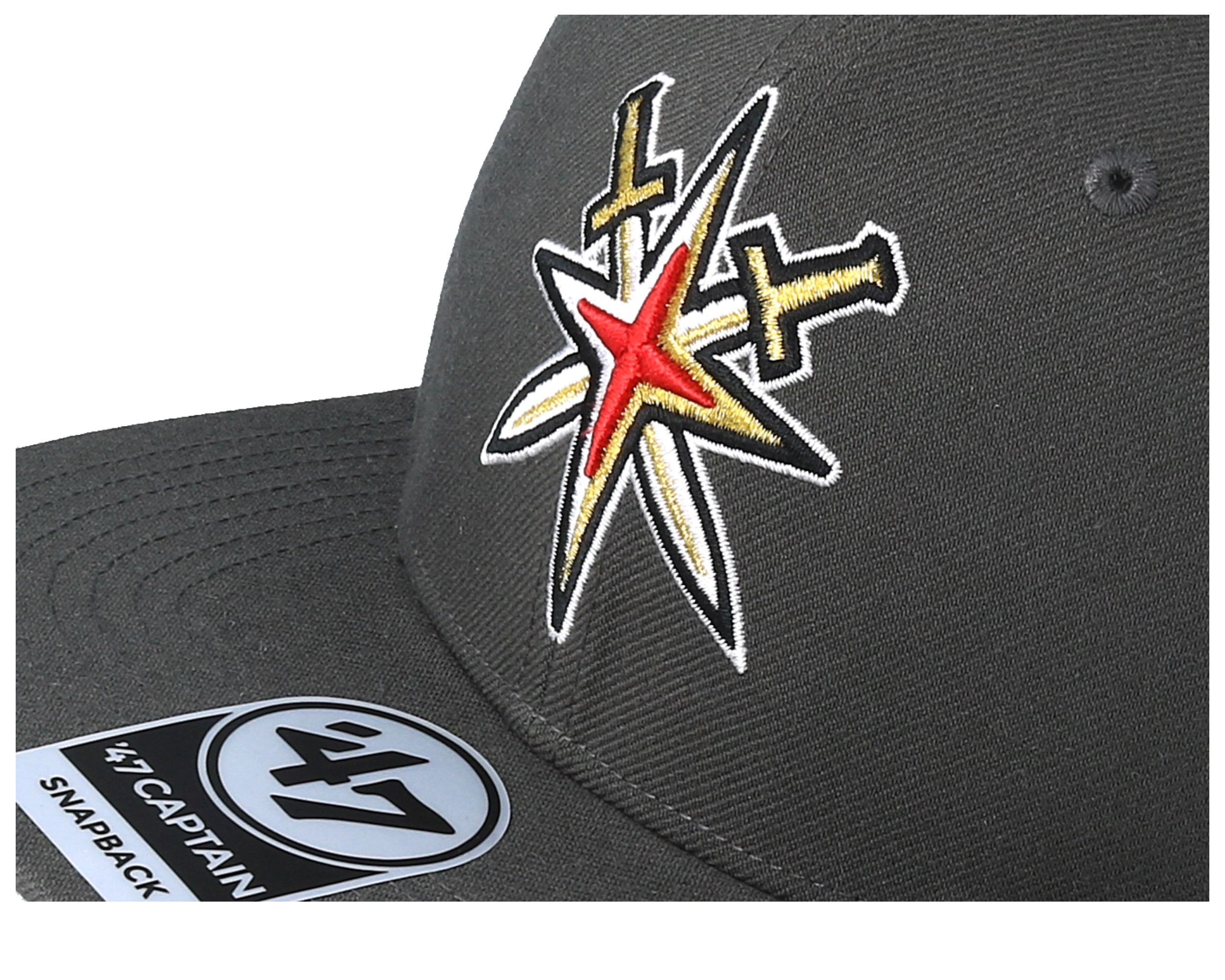 Vegas Golden Knights No Shot 47 Captain Swords Charcoal/Gold Snapback ...