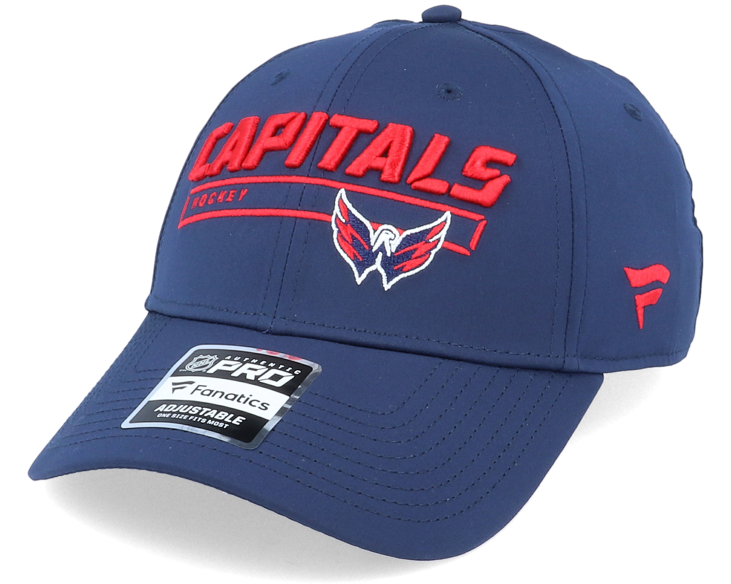 Washington Capitals Authenic Pro Rinkside Navy Adjustable - Fanatics ...