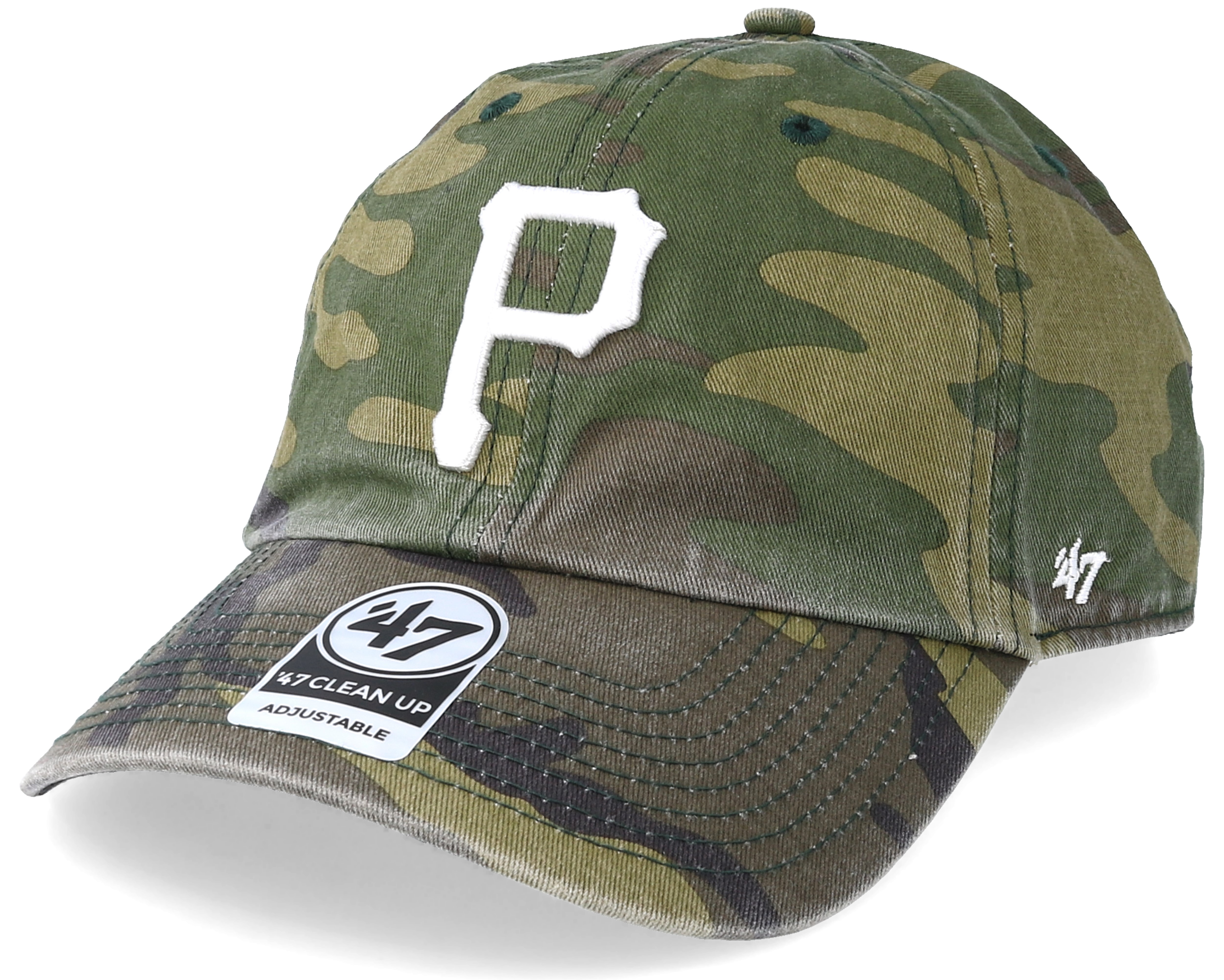 Pittsburgh Pirates 47 Clean Up Camo/White Adjustable - 47 Brand caps ...