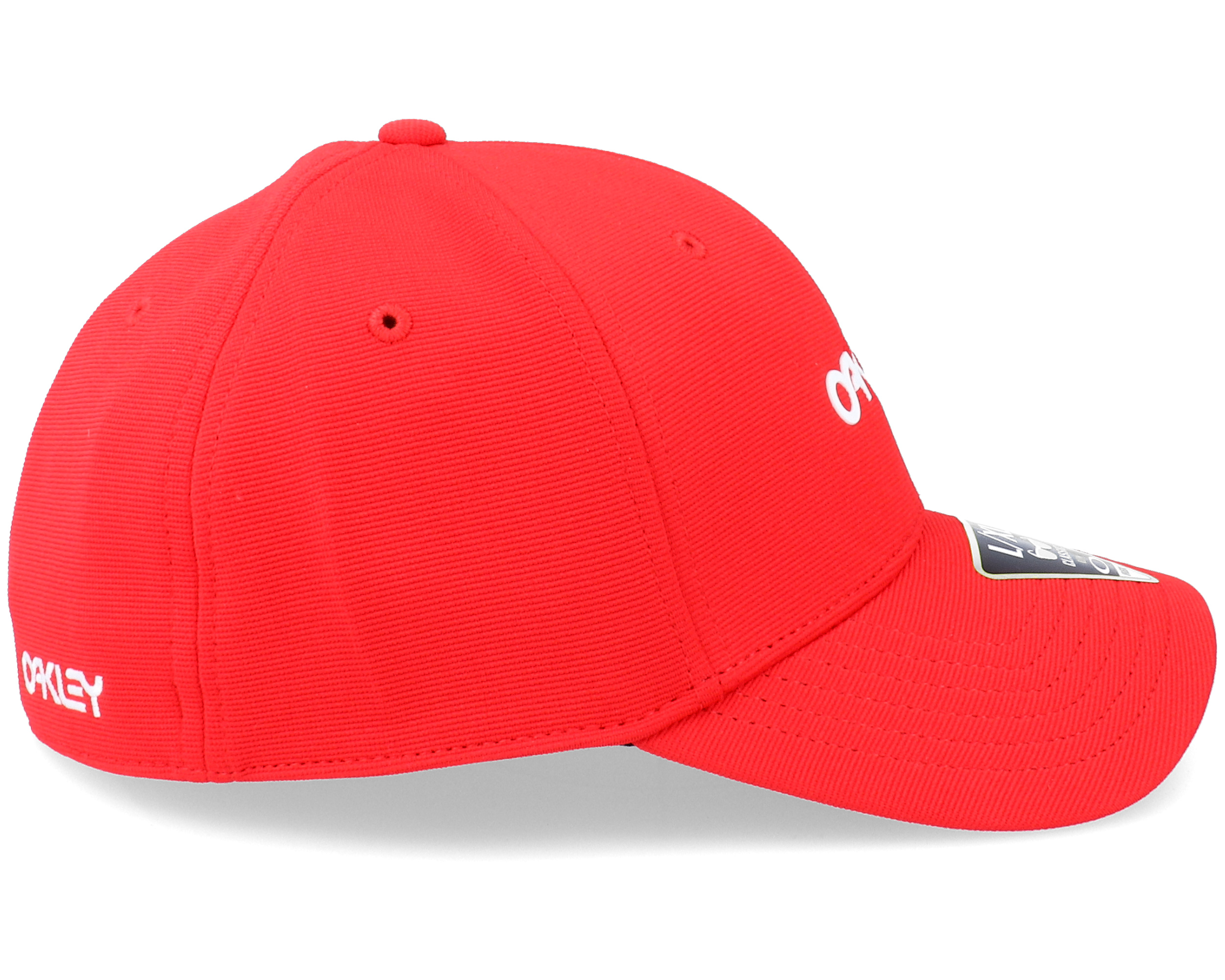 6 Panel Stretch Metallic Hat Red Line Flexfit - Oakley caps ...