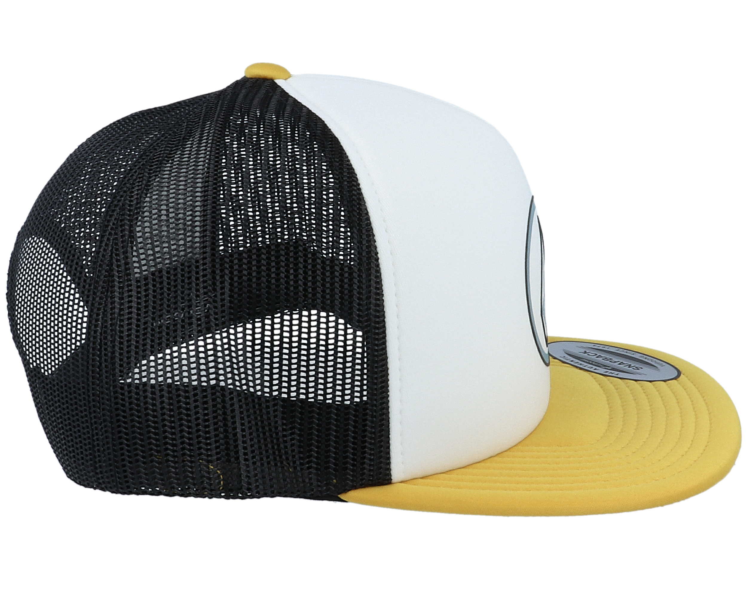 Full Frontal Cheese White/Black/Gold Trucker - Volcom caps ...