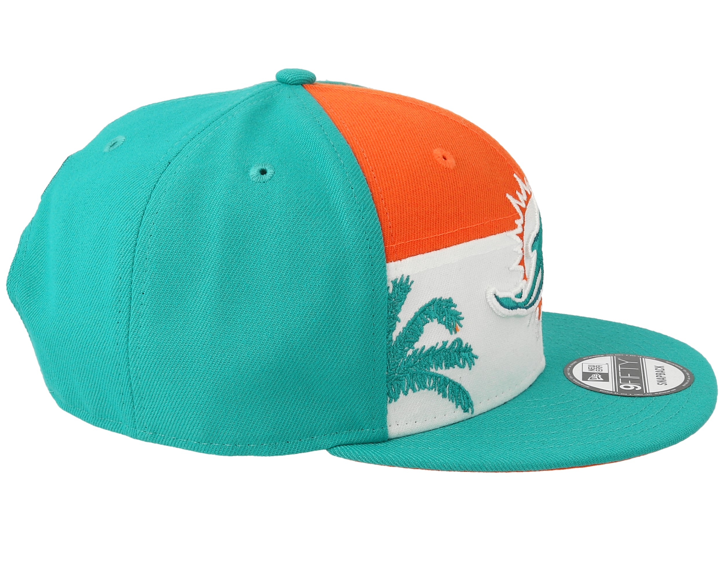 Miami Dolphins 9Fifty NFL Draft 2019 Orange/White/Teal Snapback - New ...