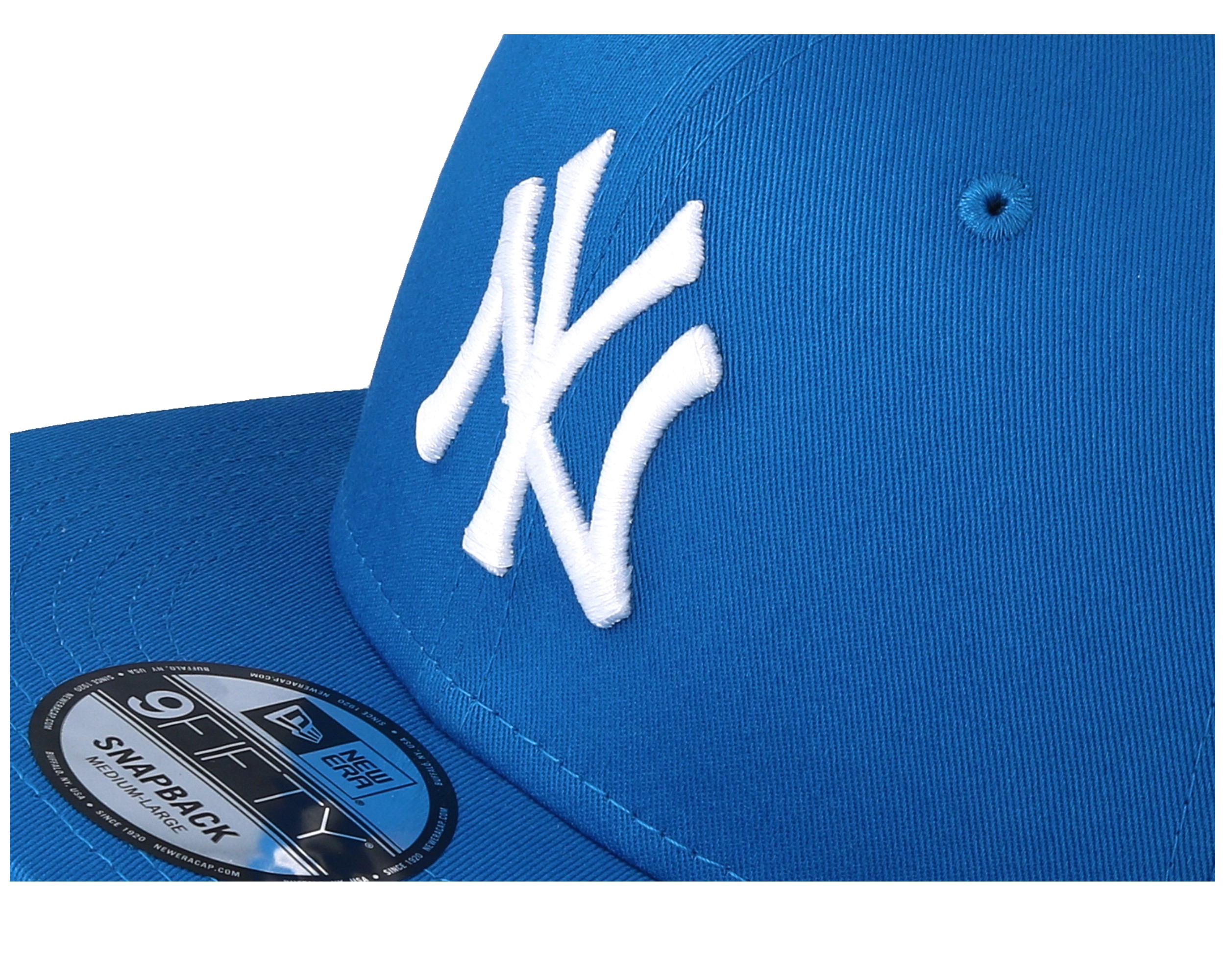 New York Yankees League Essential 9Fifty Caribbean Blue/White Snapback ...