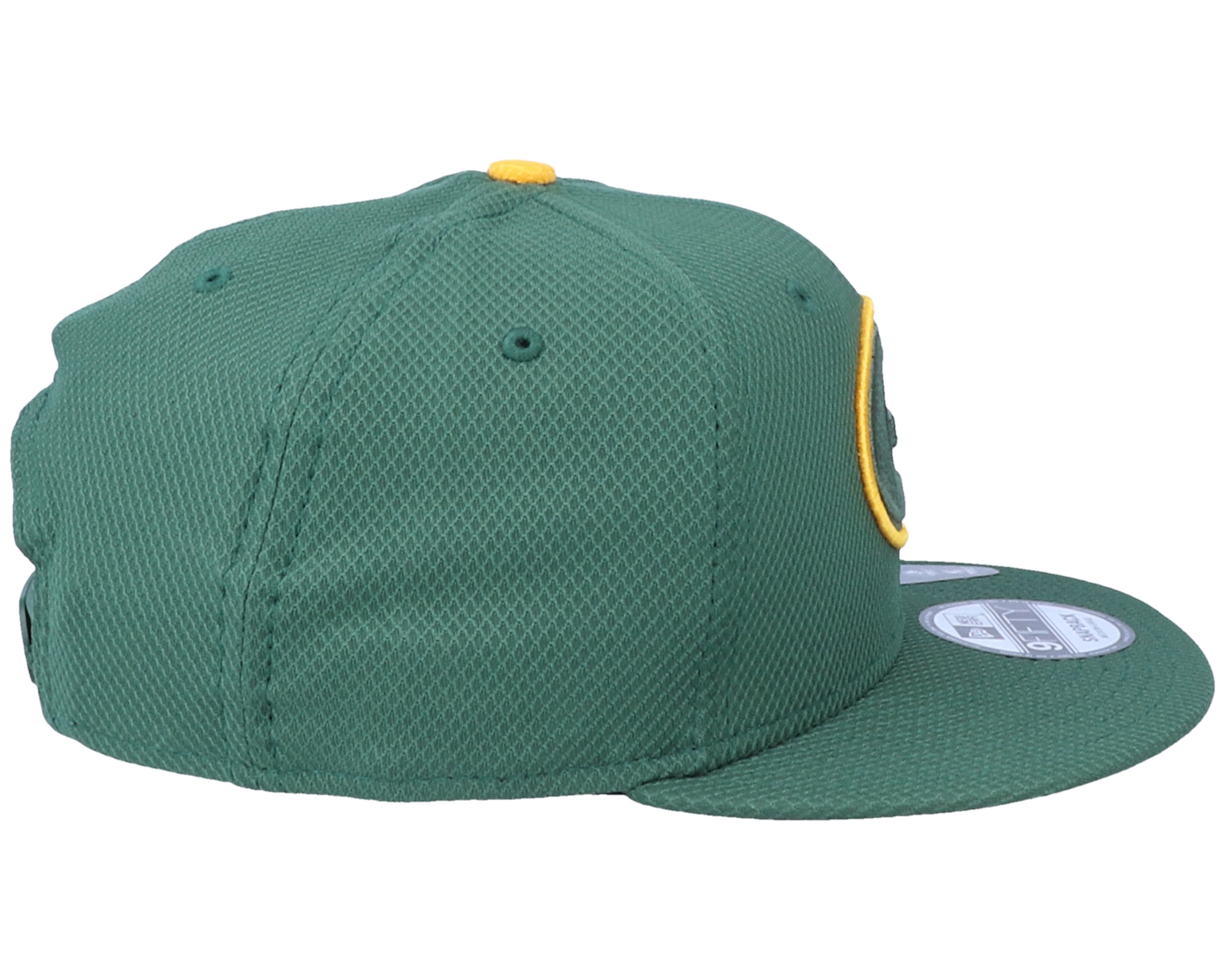 Green Bay Packers Team Outline 9Fifty Green/Yellow Snapback - New Era ...