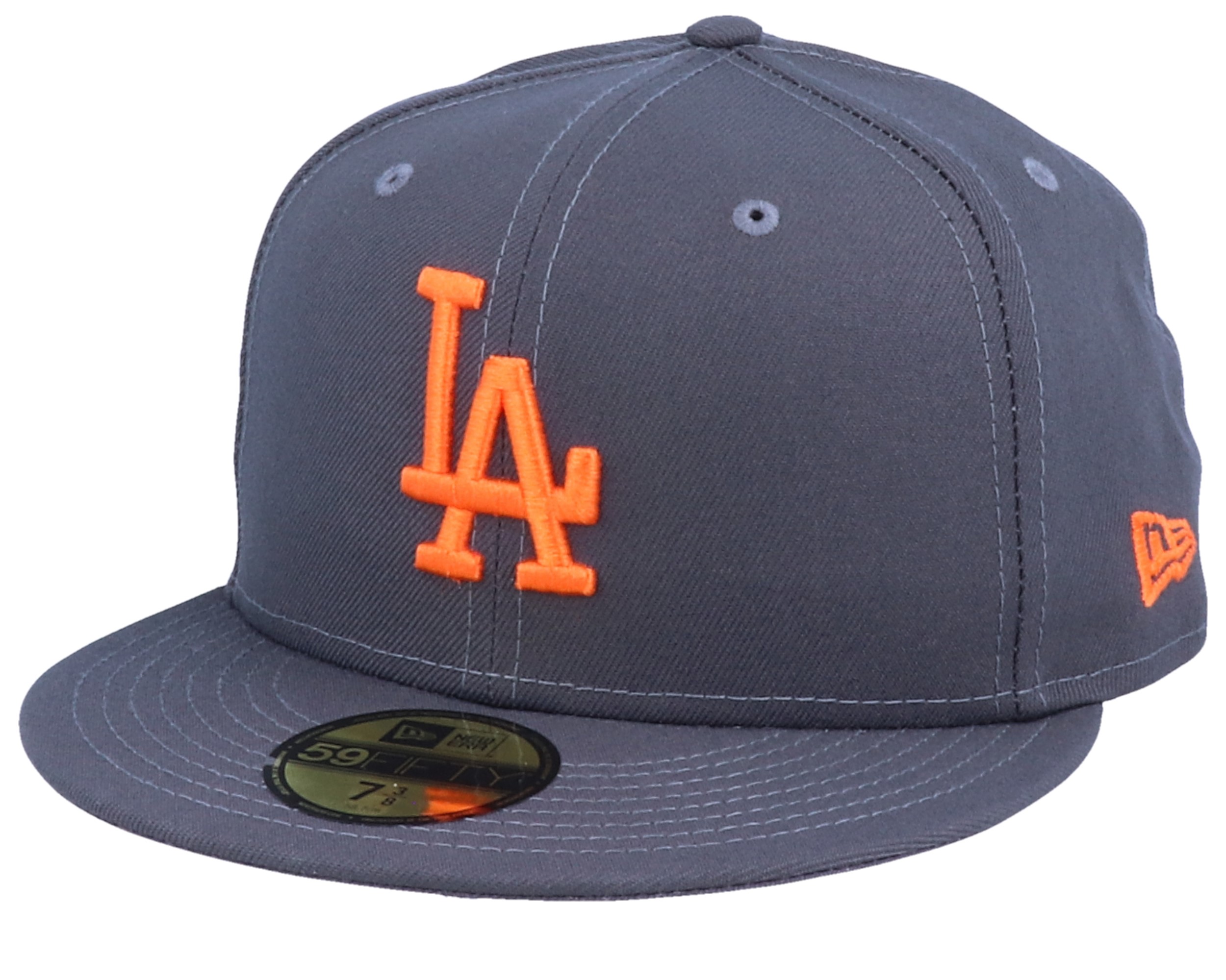 Los Angeles Dodgers League Essential 9Fifty Dark Grey/Orange Fitted ...