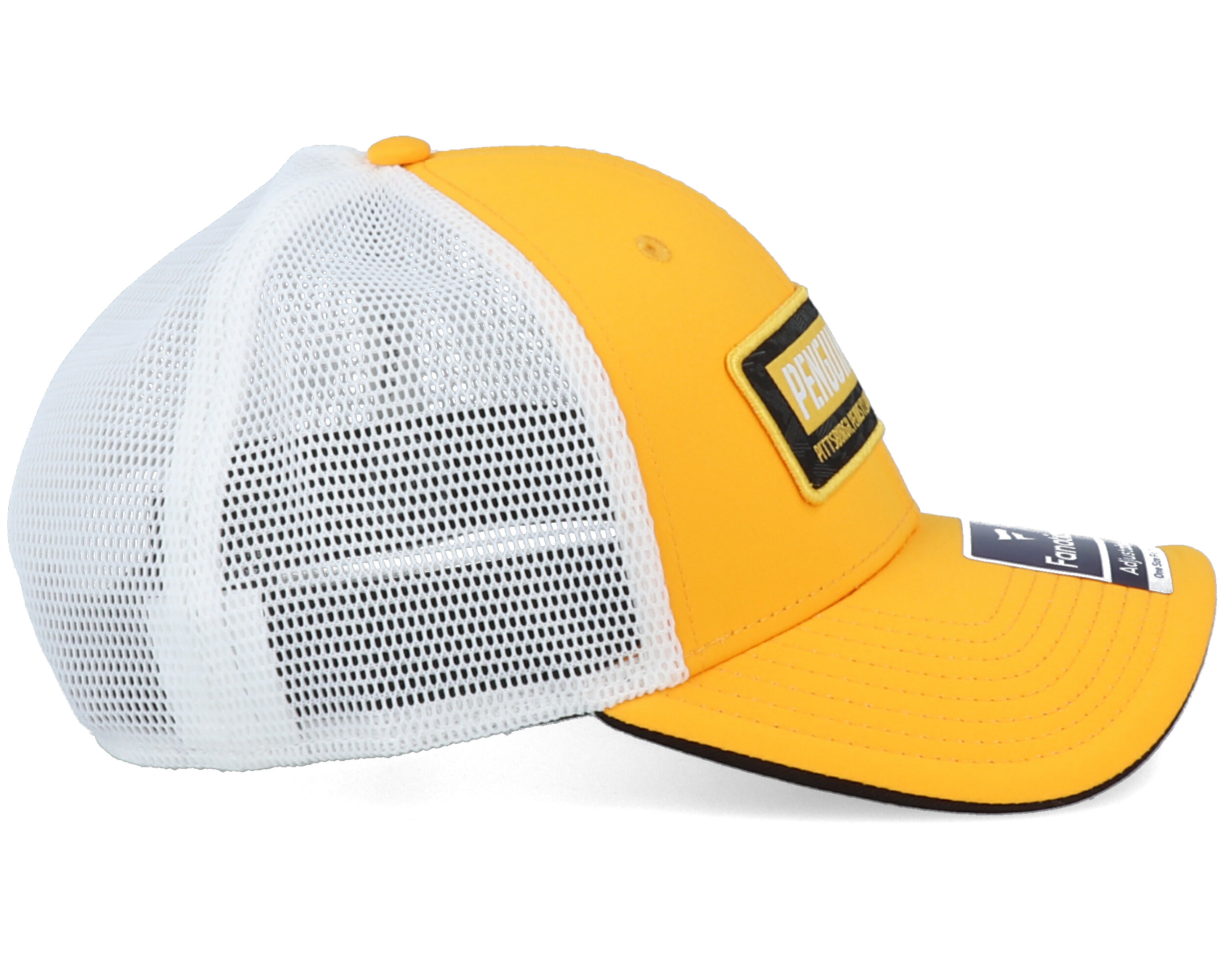 Pittsburgh Penguins Iconic Defender Yellow Gold/White Trucker ...