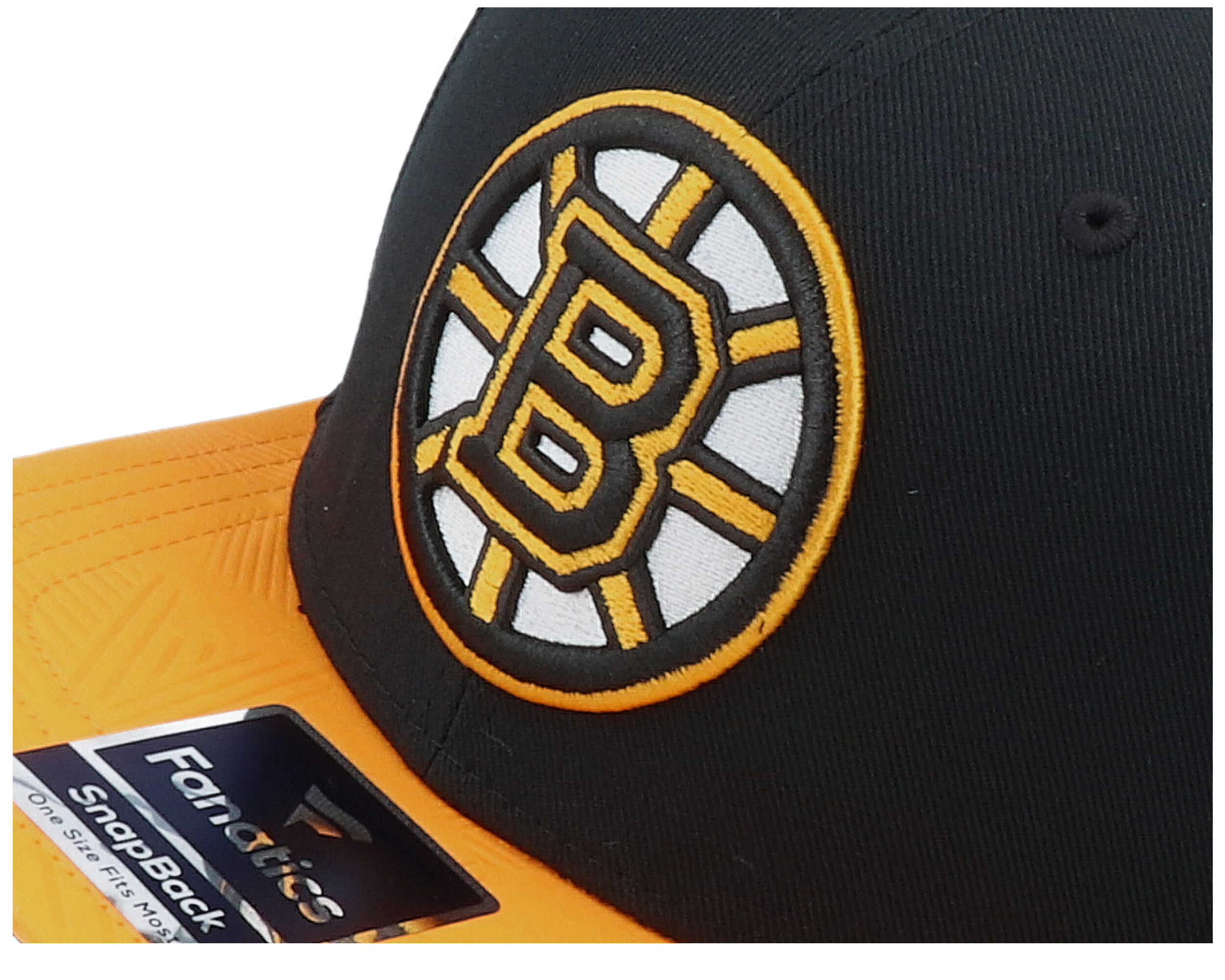 Boston Bruins Iconic Defender Black/Yellow Gold Snapback - Fanatics ...