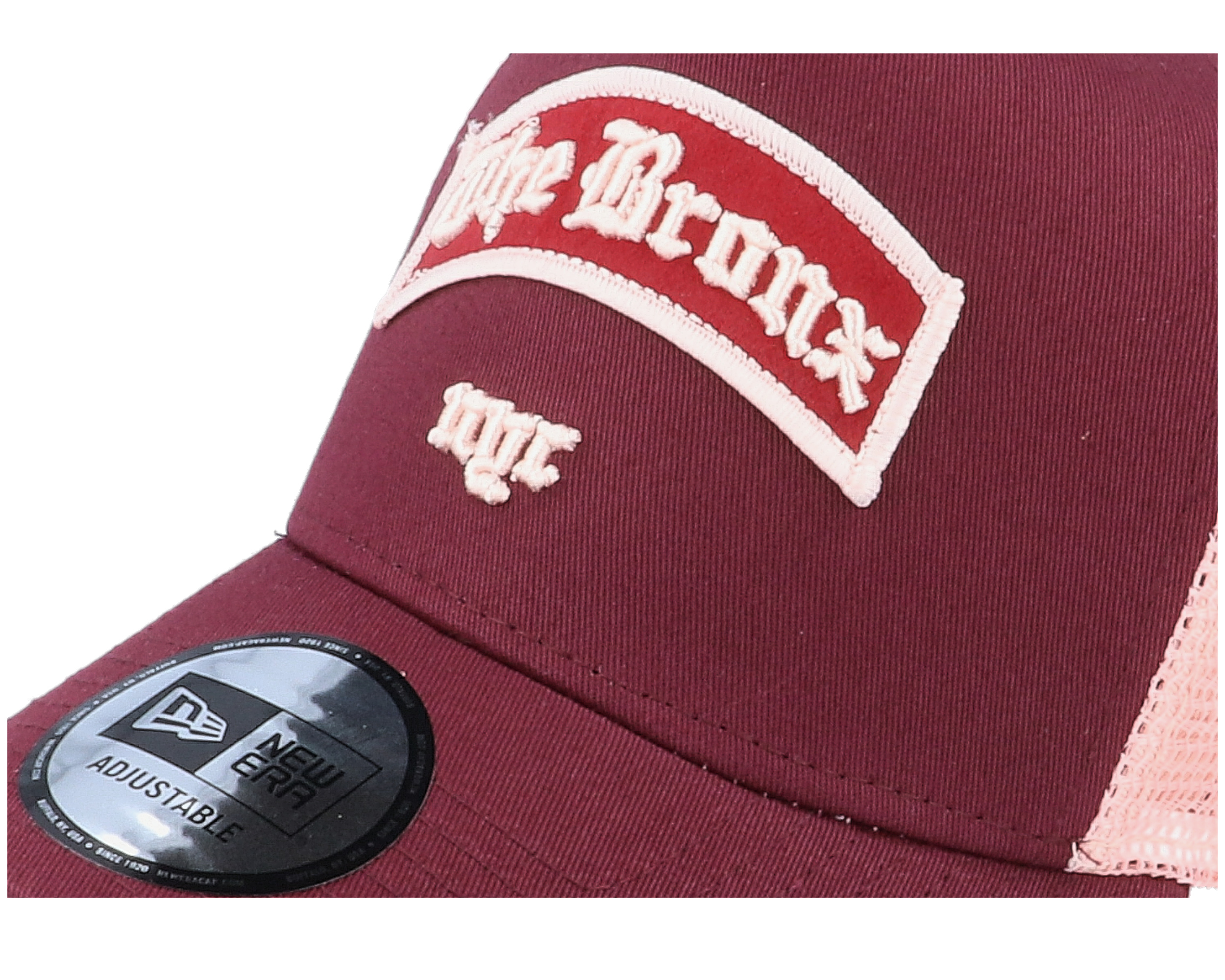 The Bronx Borough A-Frame Maroon/Pink Trucker - New Era caps ...