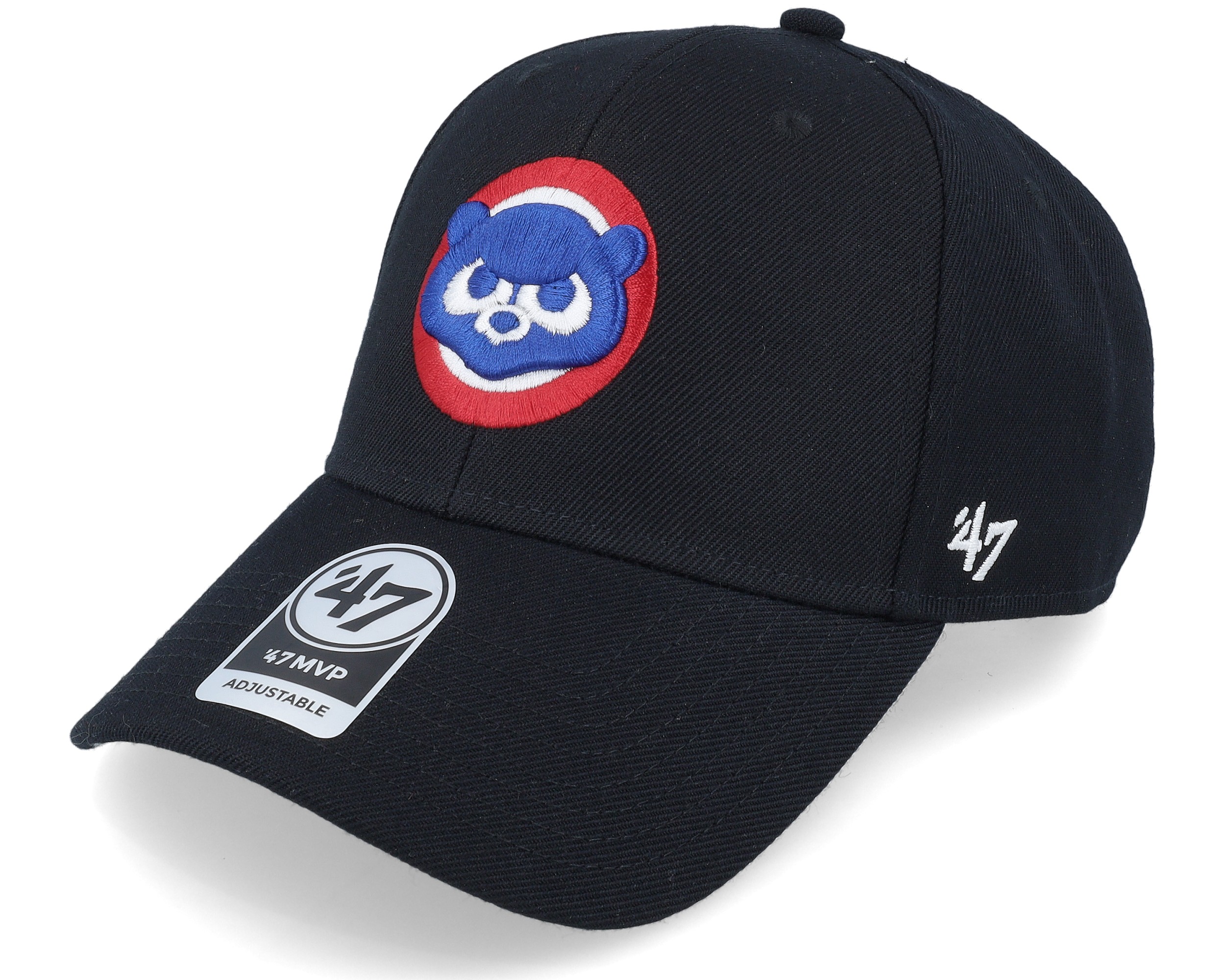 Chicago Cubs Mvp Black/Red Adjustable - 47 Brand caps - Hatstoreworld.com