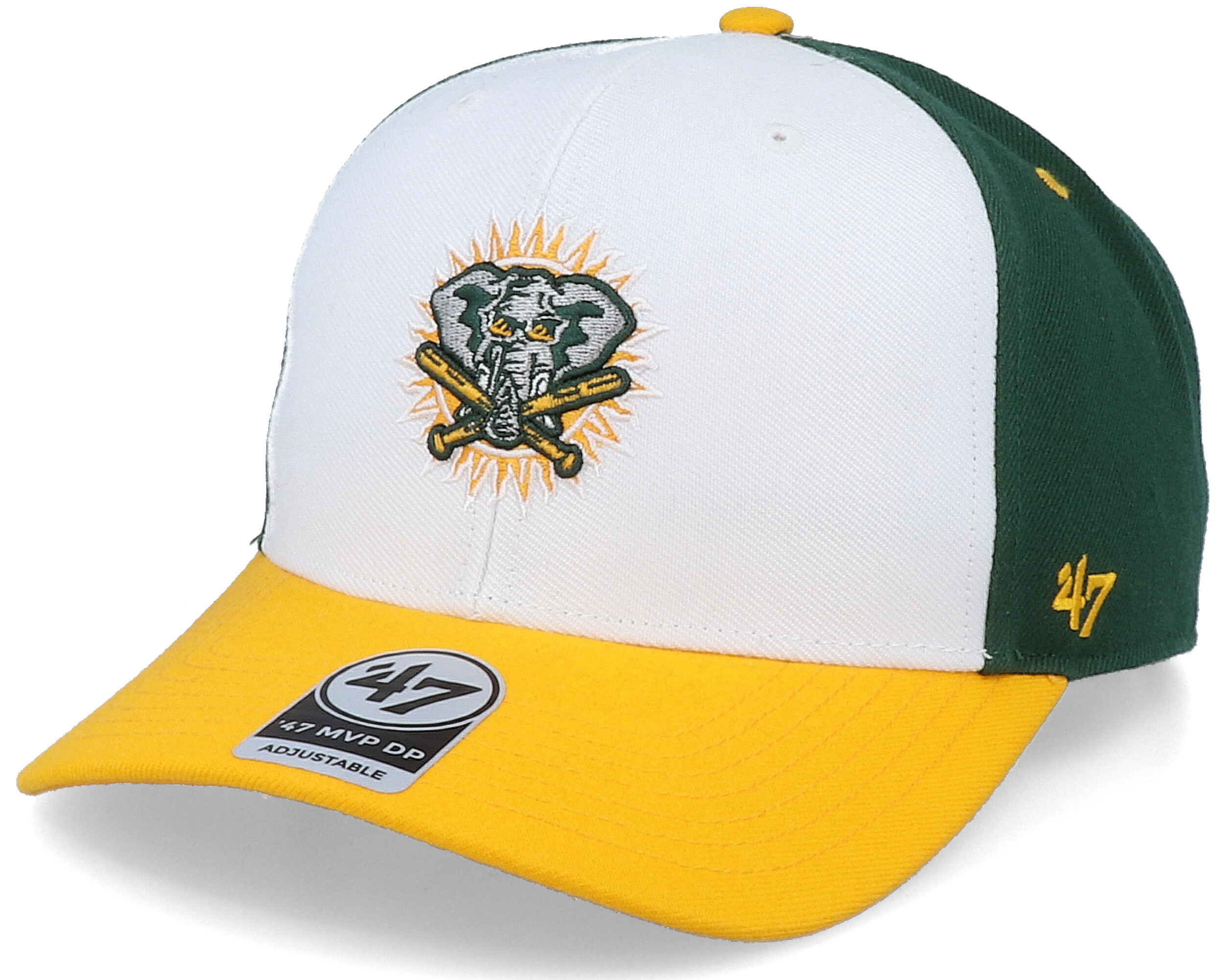 Oakland Athletics Cooperstown Mvp DP White/Dark Green Adjustable - 47 ...