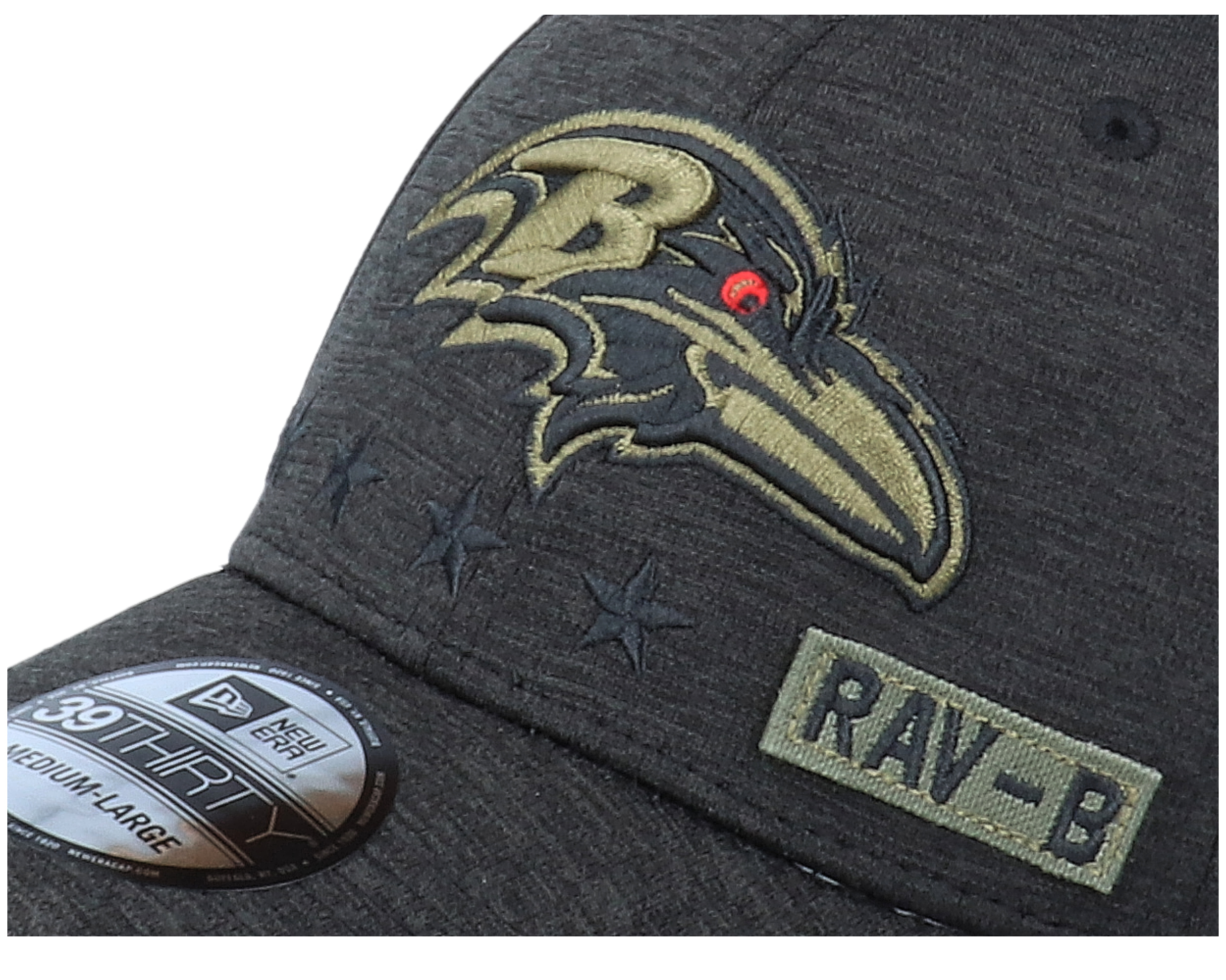 Baltimore Ravens Salute To Service 39Thirty NFL 20 Heather Black ...