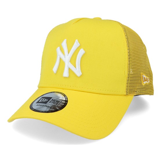 New York Yankees Tonal Mesh Yellow Trucker - New Era caps ...