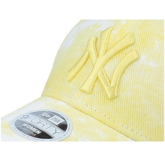New York Yankees Womens Denim Colour 9FORTY Yellow Adjustable - New Era ...
