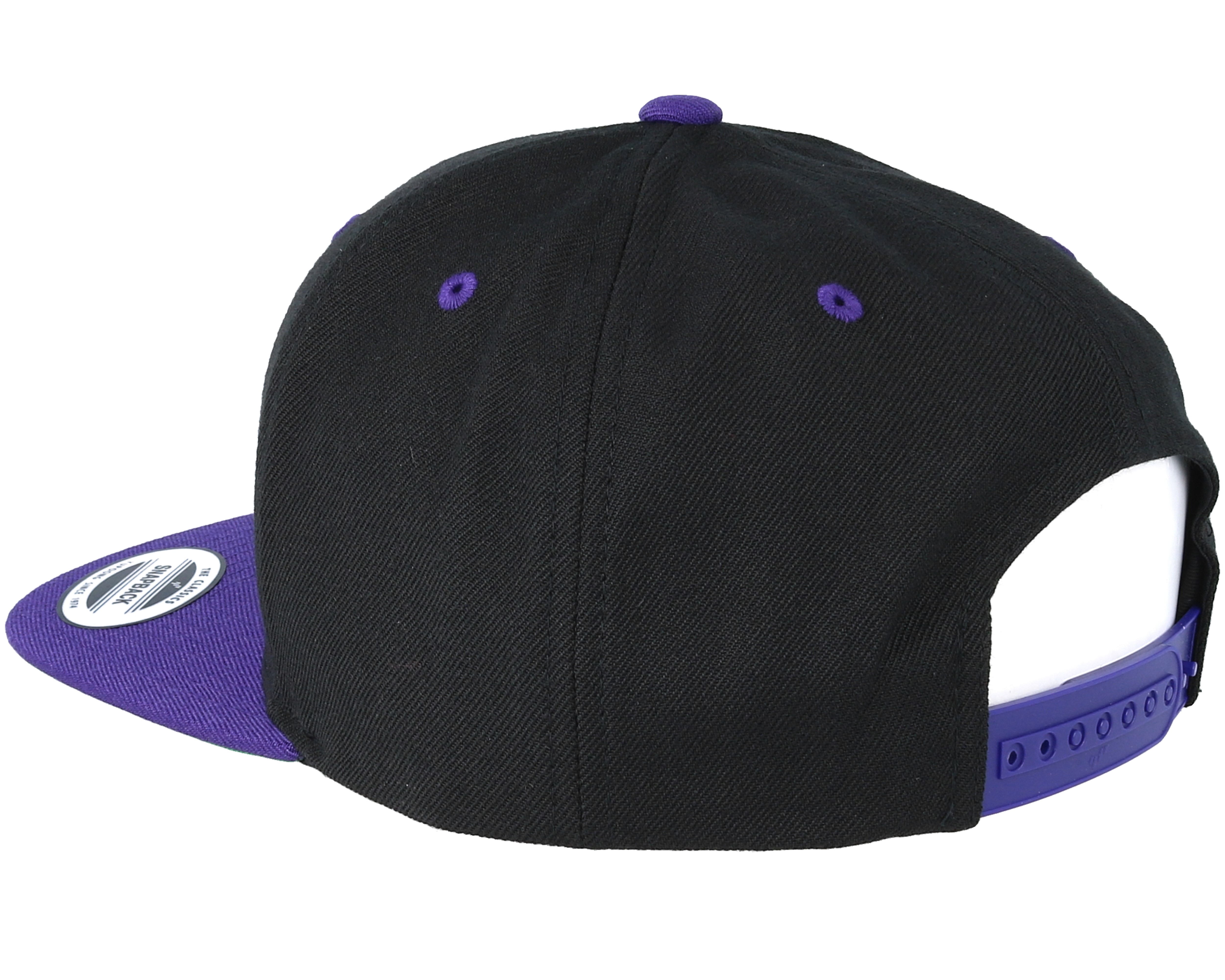 Black/Purple Snapback - Yupoong caps - Hatstoreworld.com