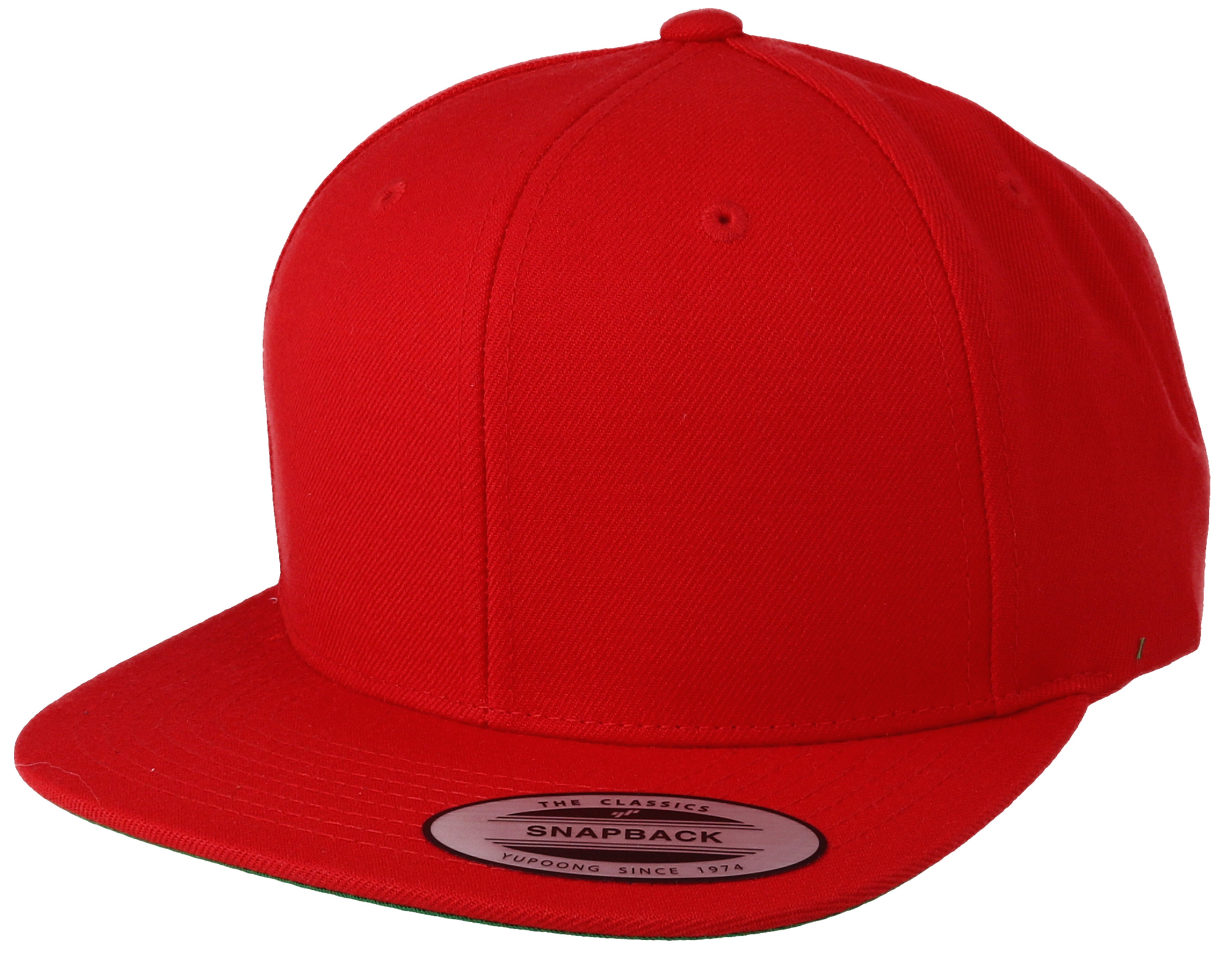 Red Snapback - Yupoong caps - Hatstoreworld.com