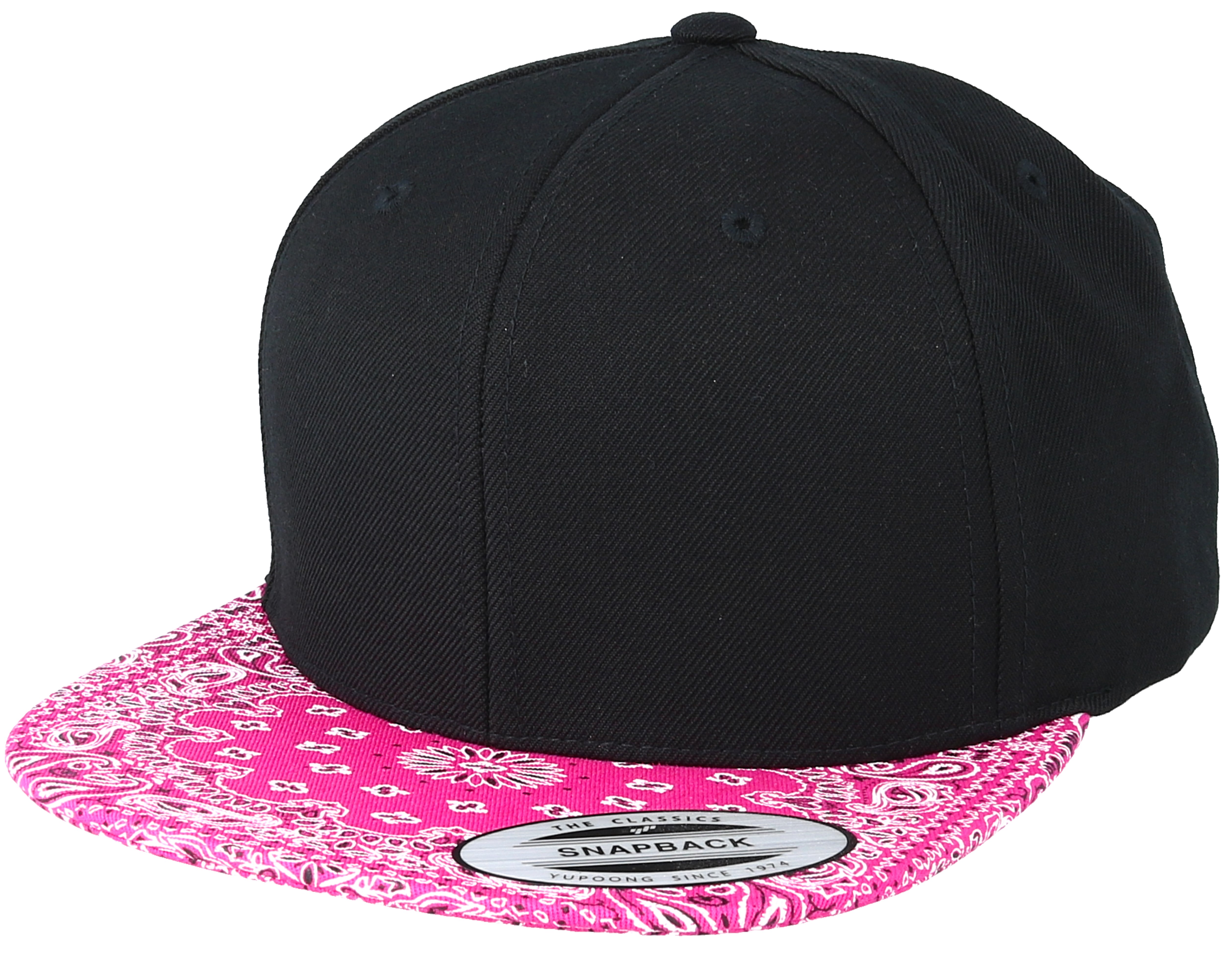 Paisley Pink Snapback - Yupoong caps - Hatstoreworld.com