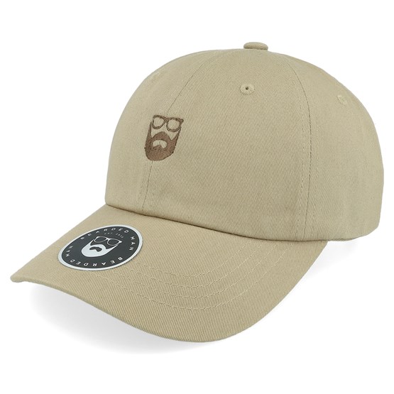 Dad Cap Khaki/Brown Adjustable - Bearded Man caps - Hatstoreworld.com