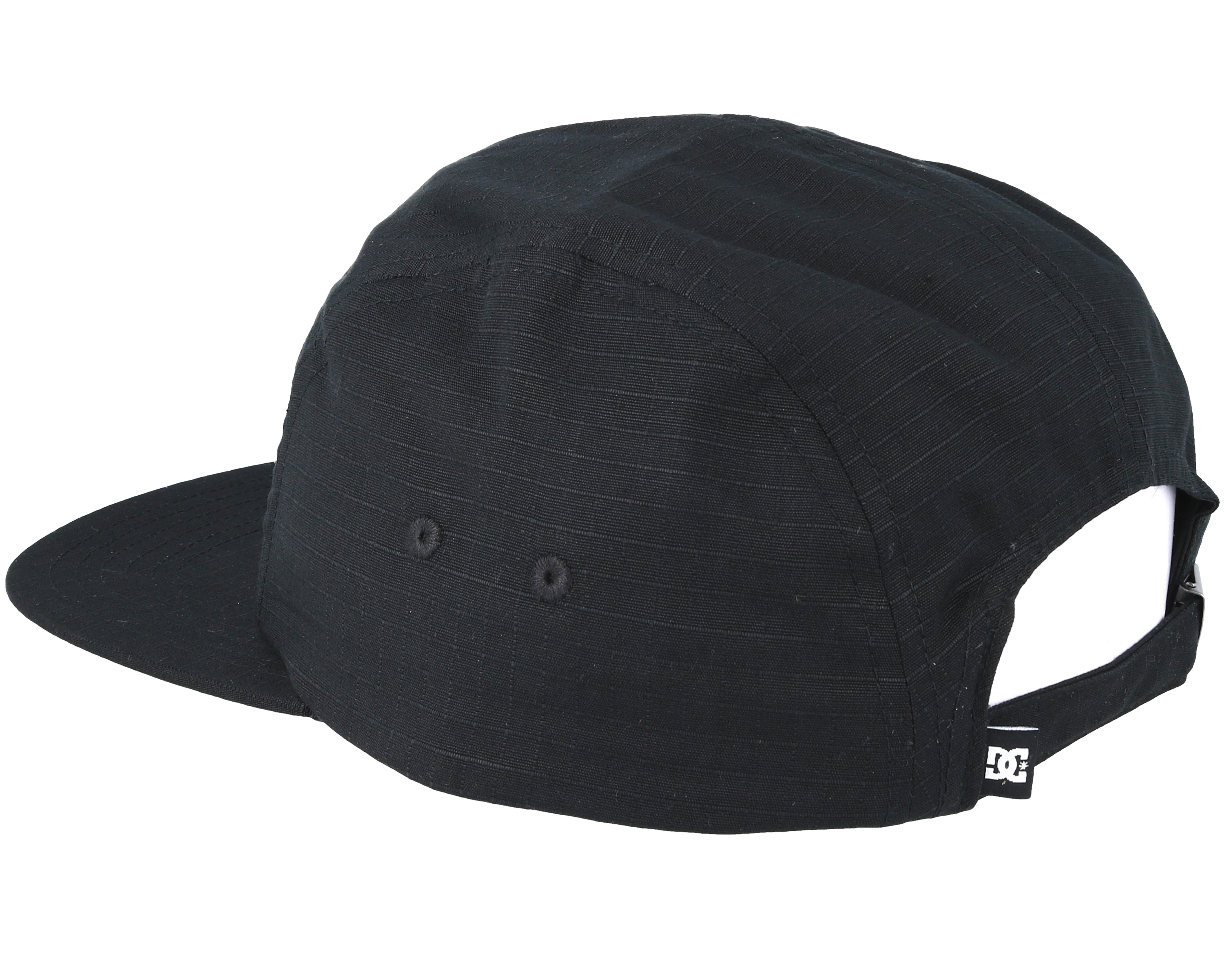 Cramper Camper Black Strapback - DC caps - Hatstoreworld.com