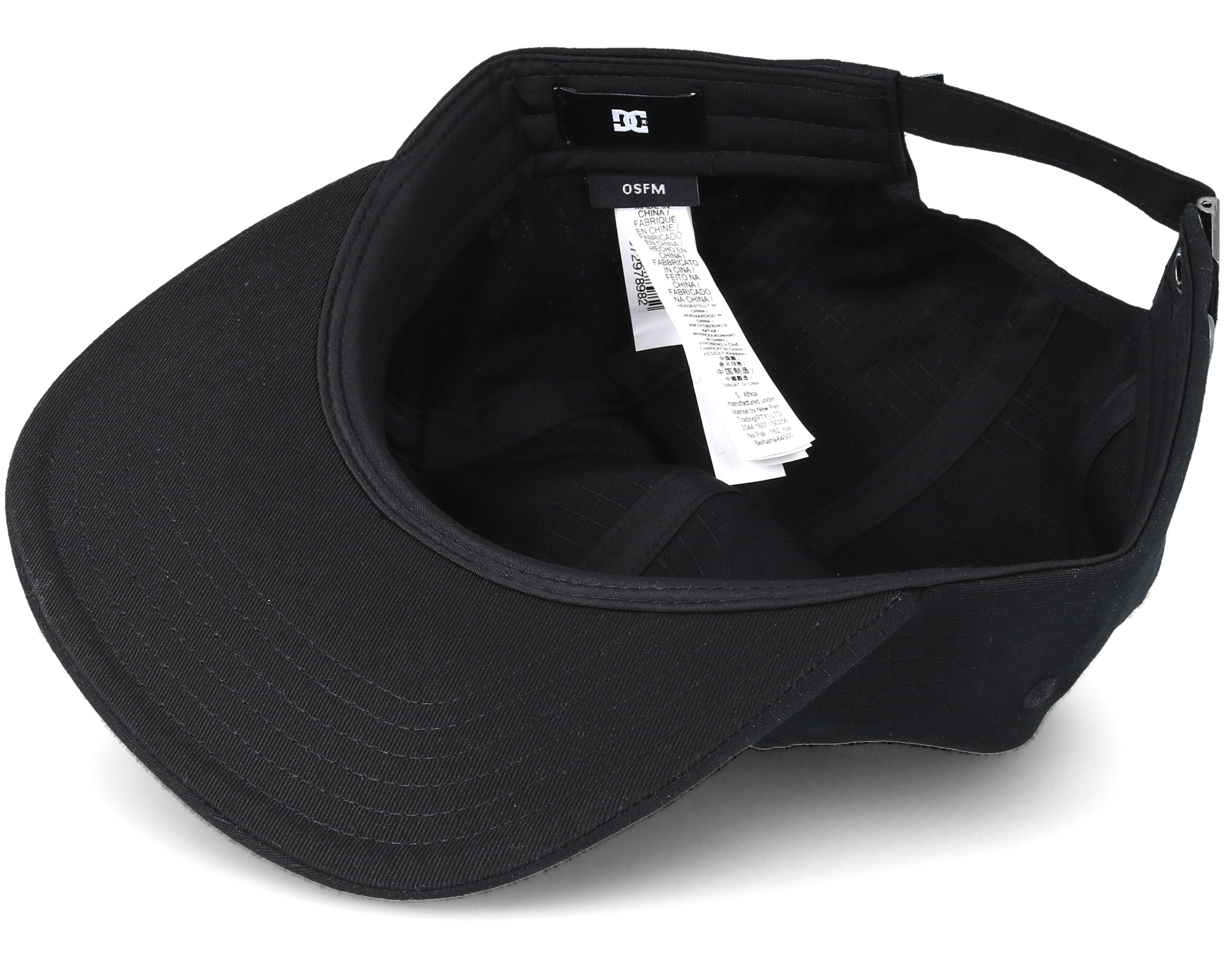 Cramper Camper Black Strapback - DC caps - Hatstoreworld.com