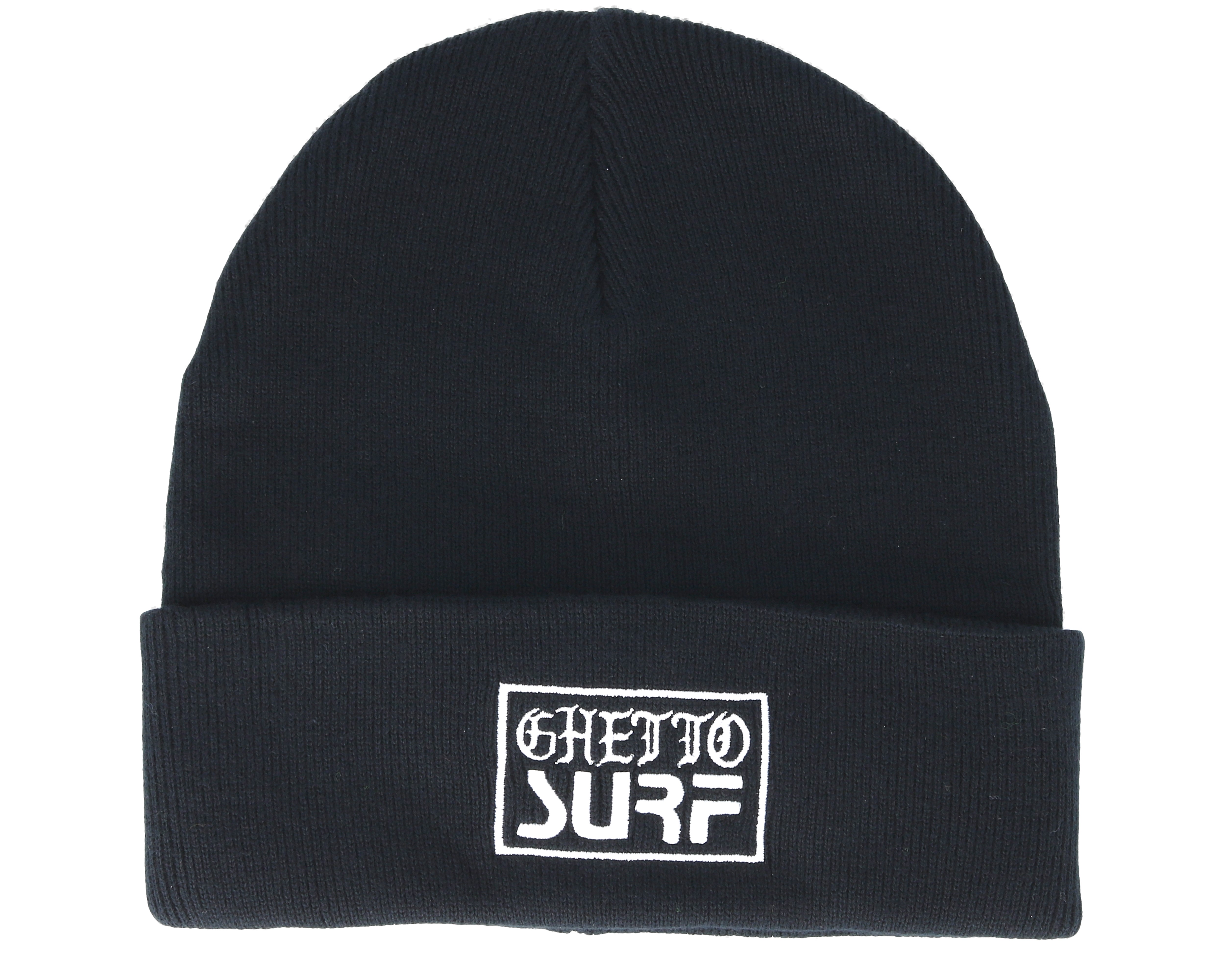 Ghetto Surf black Beanie - Quiksilver beanies - Hatstoreworld.com