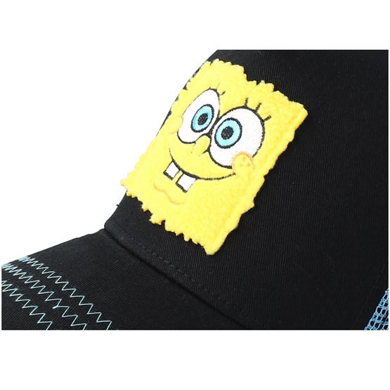 SpongeBob SquarePants Black/Blue Trucker - Capslab caps - Hatstoreworld.com
