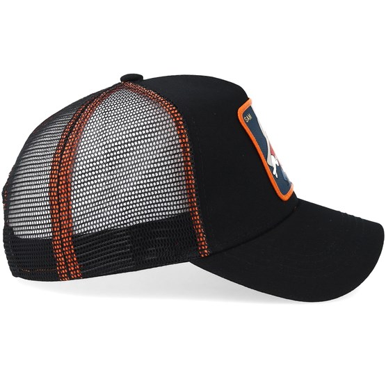 Looney Tunes Sam Black/Orange Trucker - Capslab caps - Hatstoreworld.com