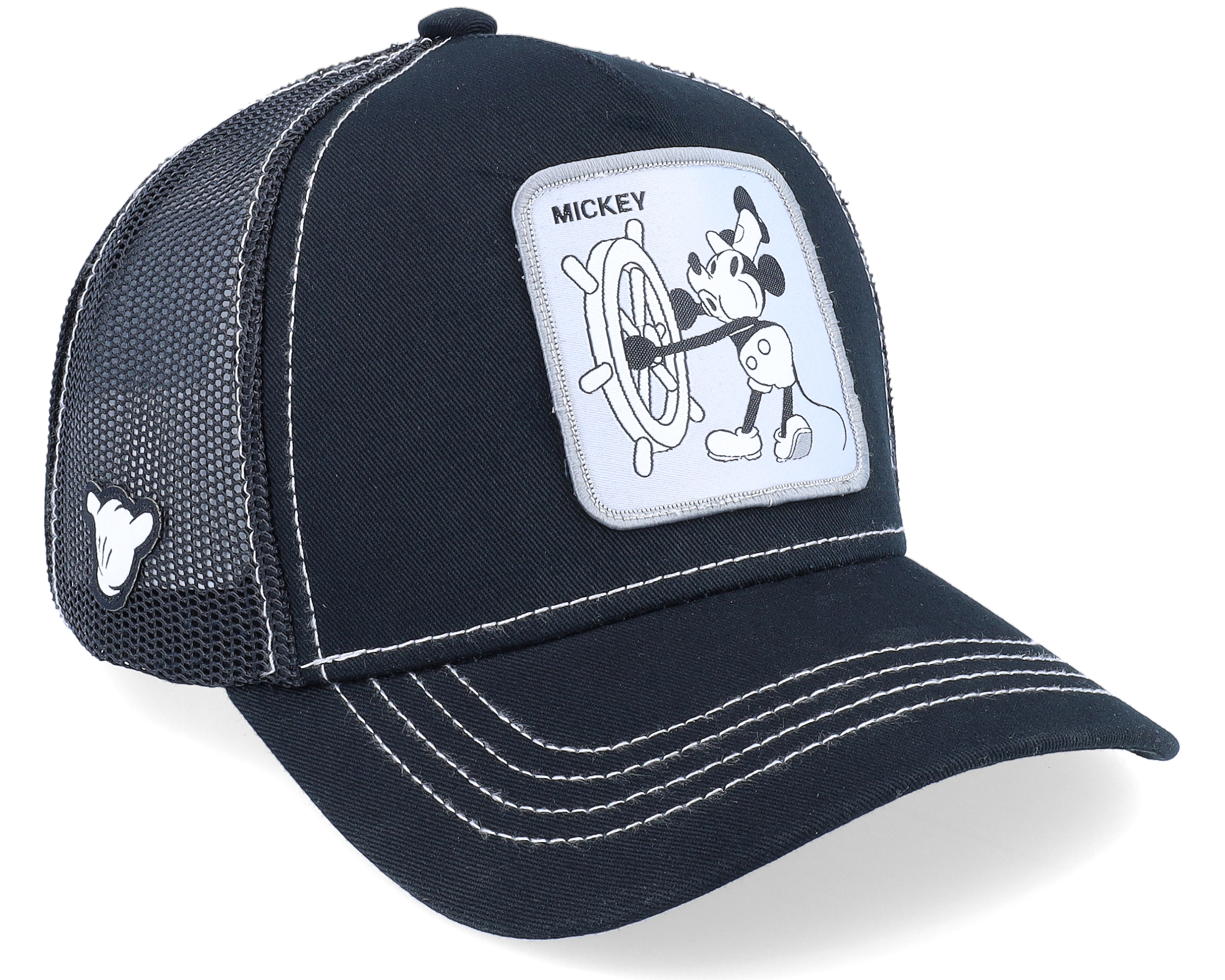 Disney Mickey Black/Grey Trucker - Capslab caps - Hatstoreworld.com