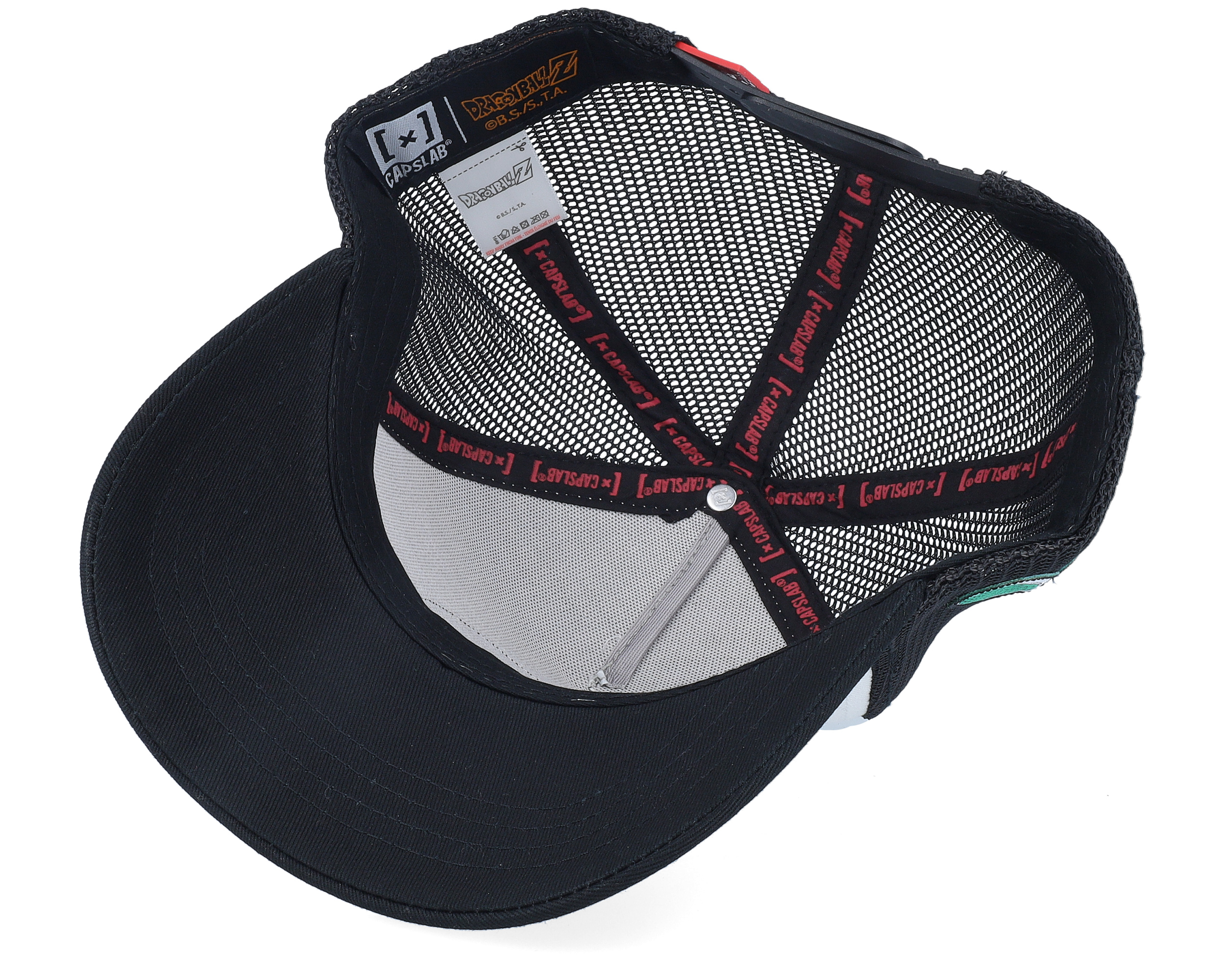 Dragon Ball Z Four Star Ball White/Black Trucker - Capslab caps ...