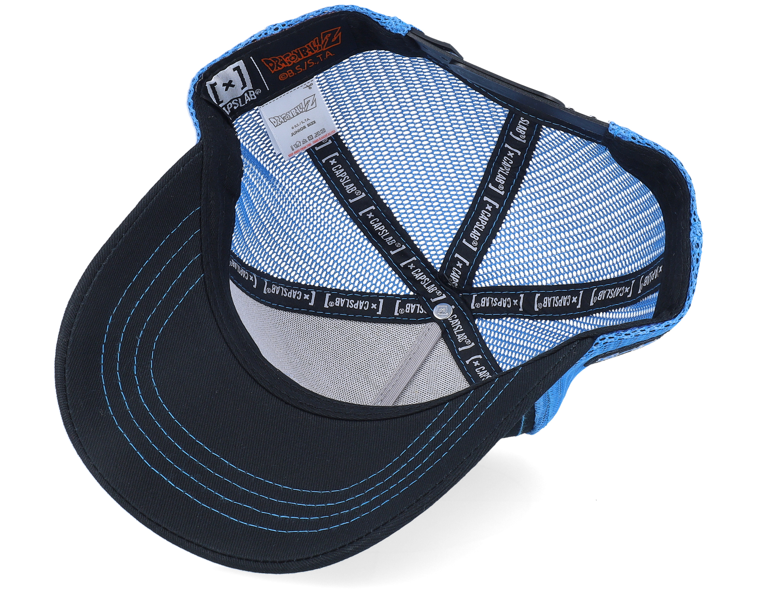 Kids Dragon Ball Z Vegeta Black/Blue Trucker - Capslab caps ...