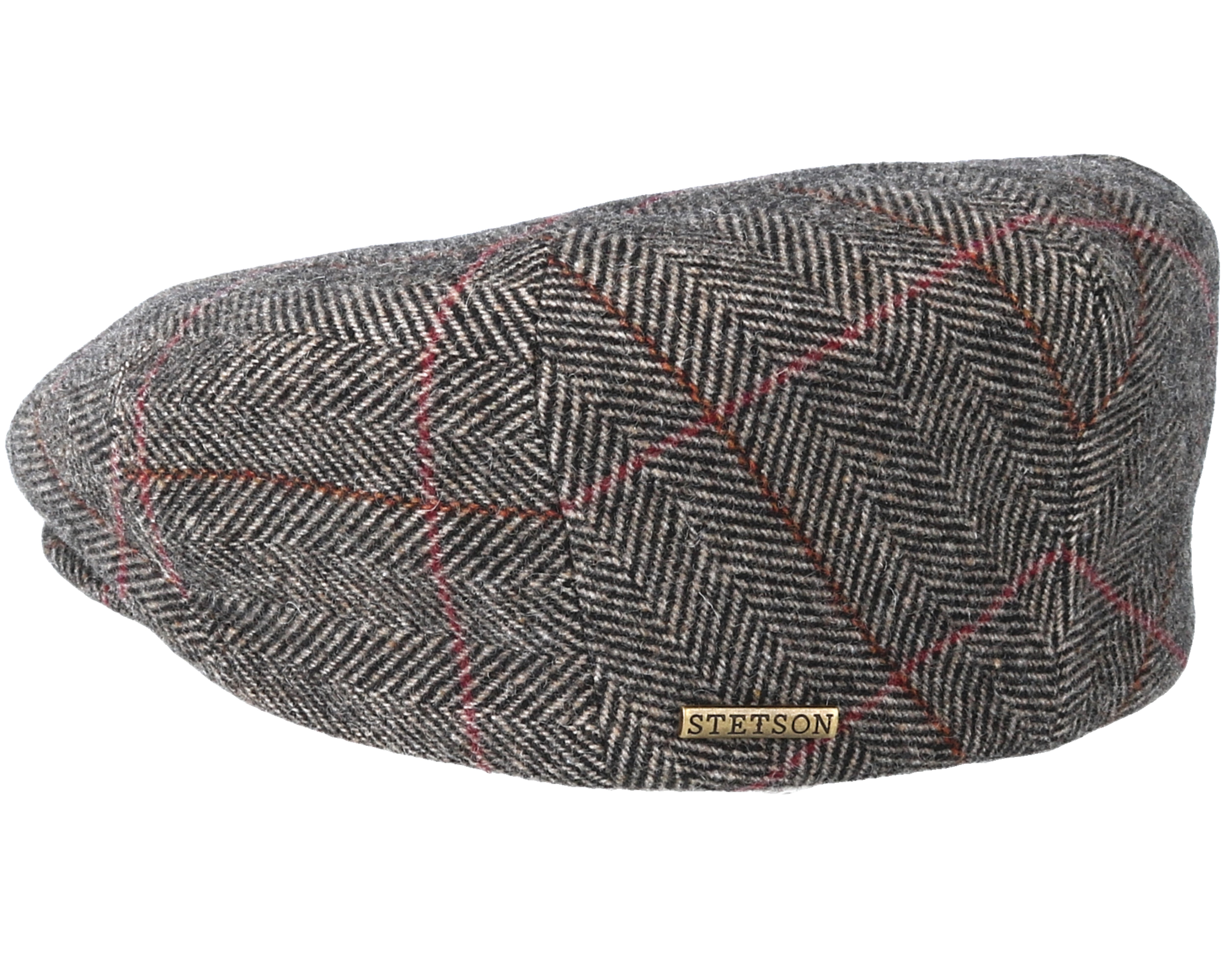 Kent Wool Brown Flat Cap - Stetson caps - Hatstoreworld.com