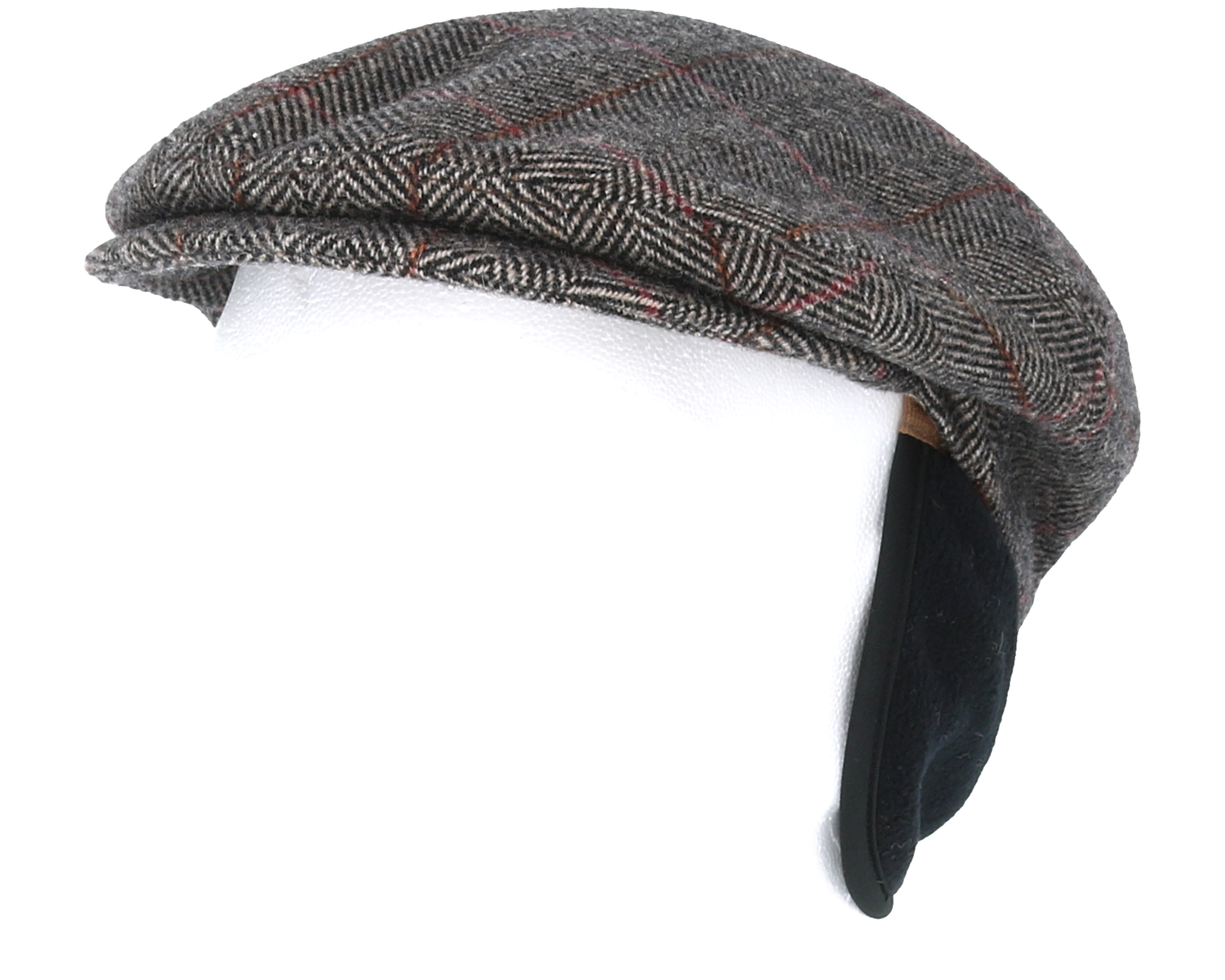 Kent Wool Brown Flat Cap - Stetson caps - Hatstoreworld.com