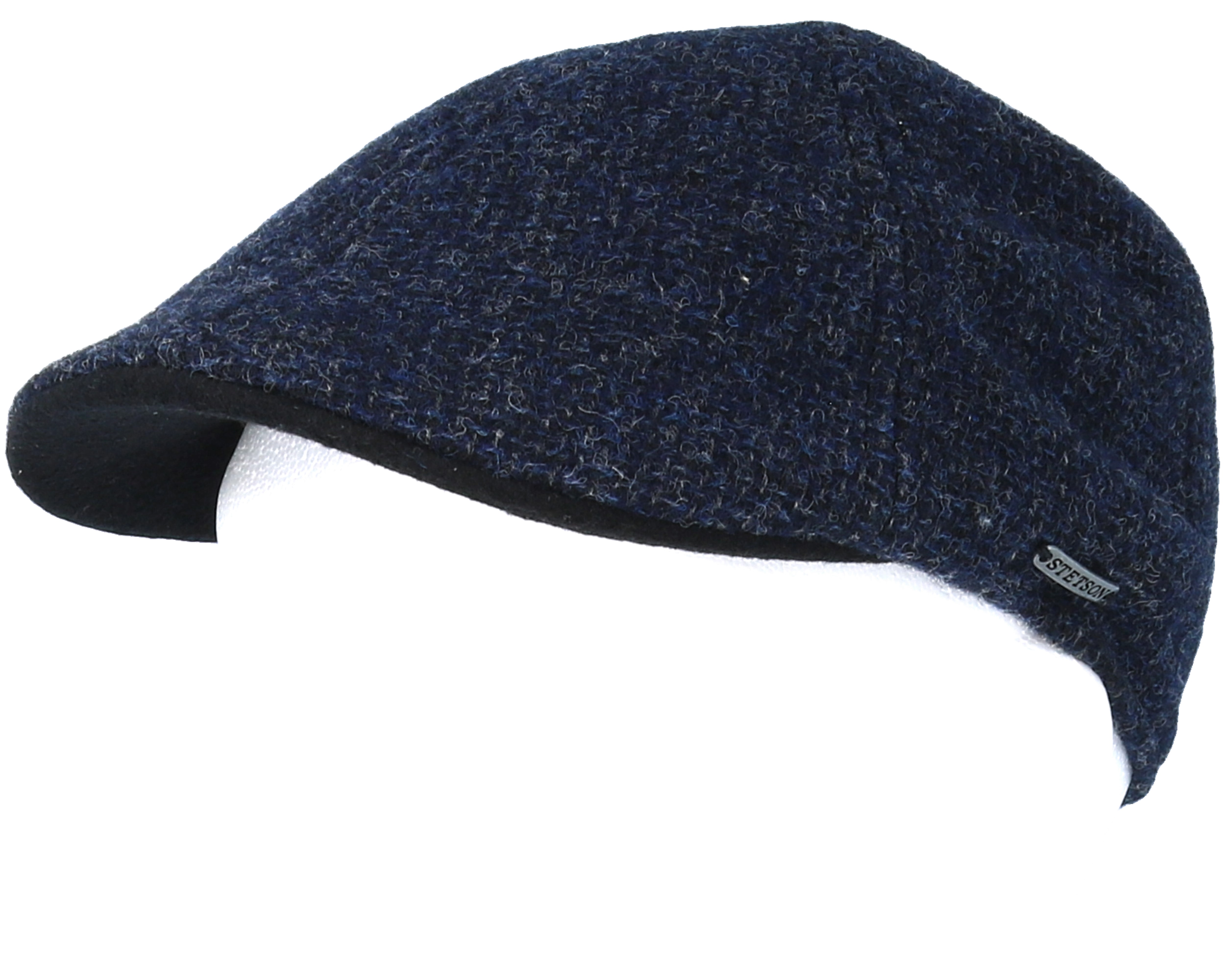Texas Wool Navy Flat Cap - Stetson caps - Hatstoreworld.com